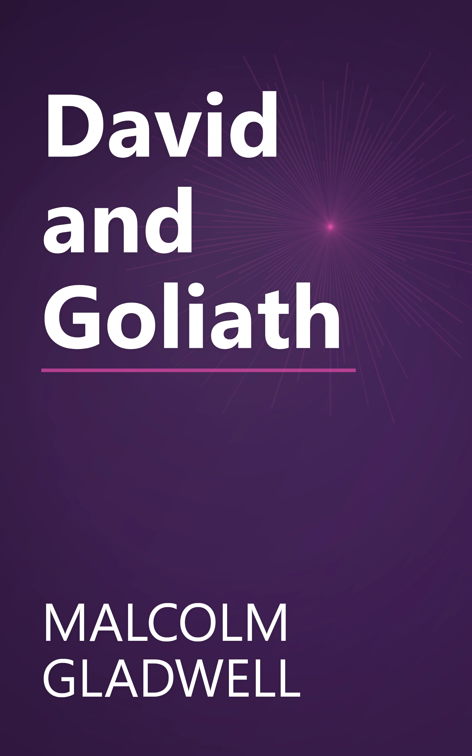 David and Goliath book cover