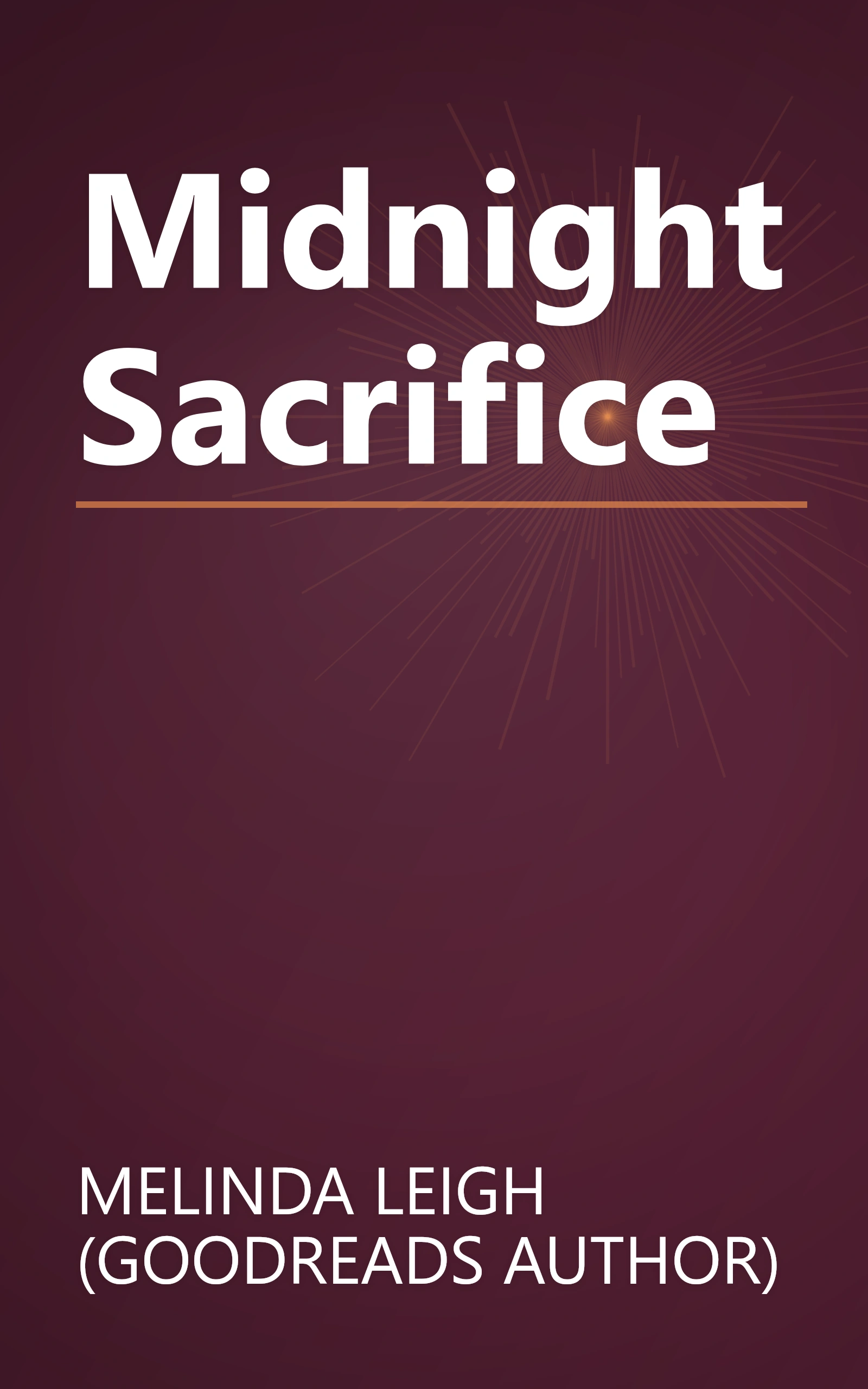 Midnight Sacrifice book cover