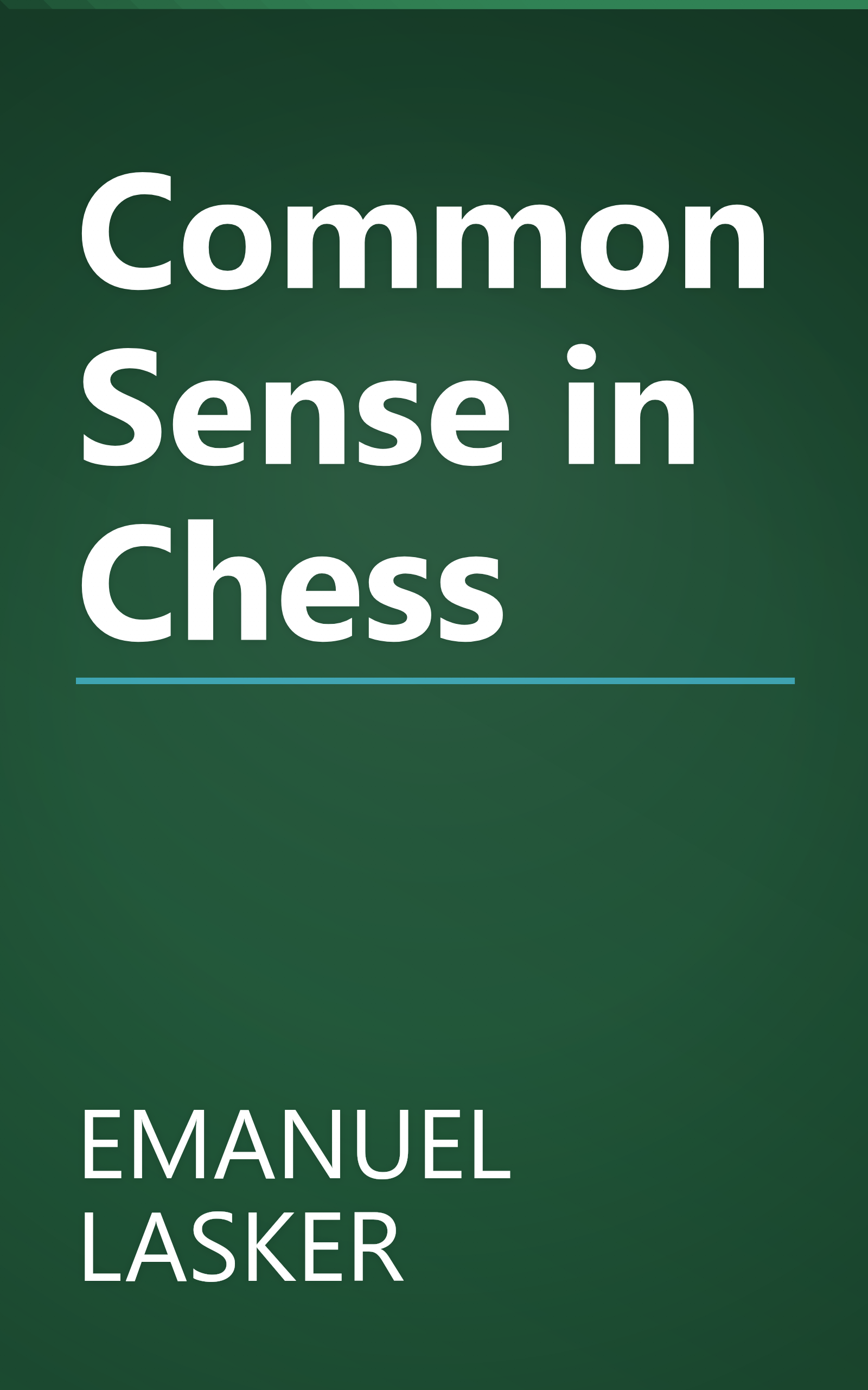 Common Sense in Chess book cover