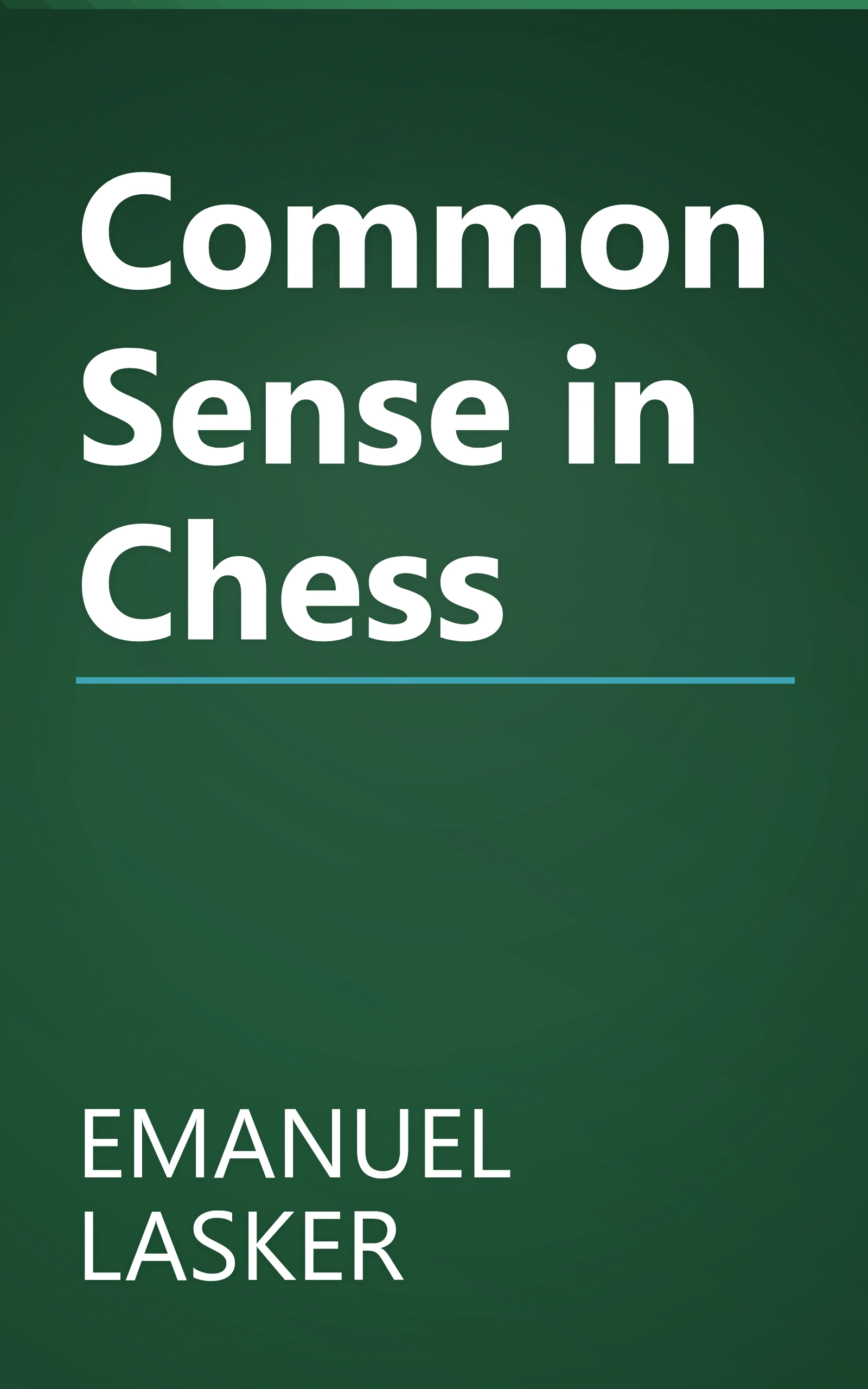Common Sense in Chess book cover