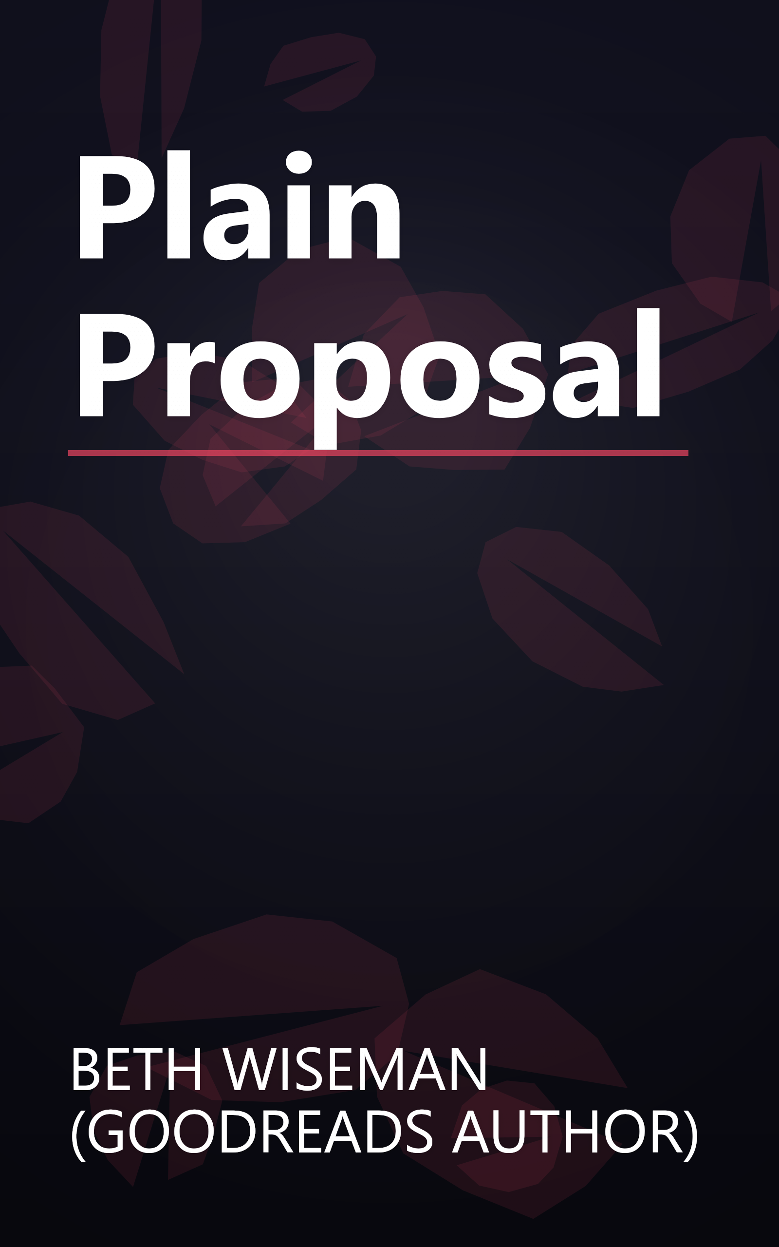 Plain Proposal book cover
