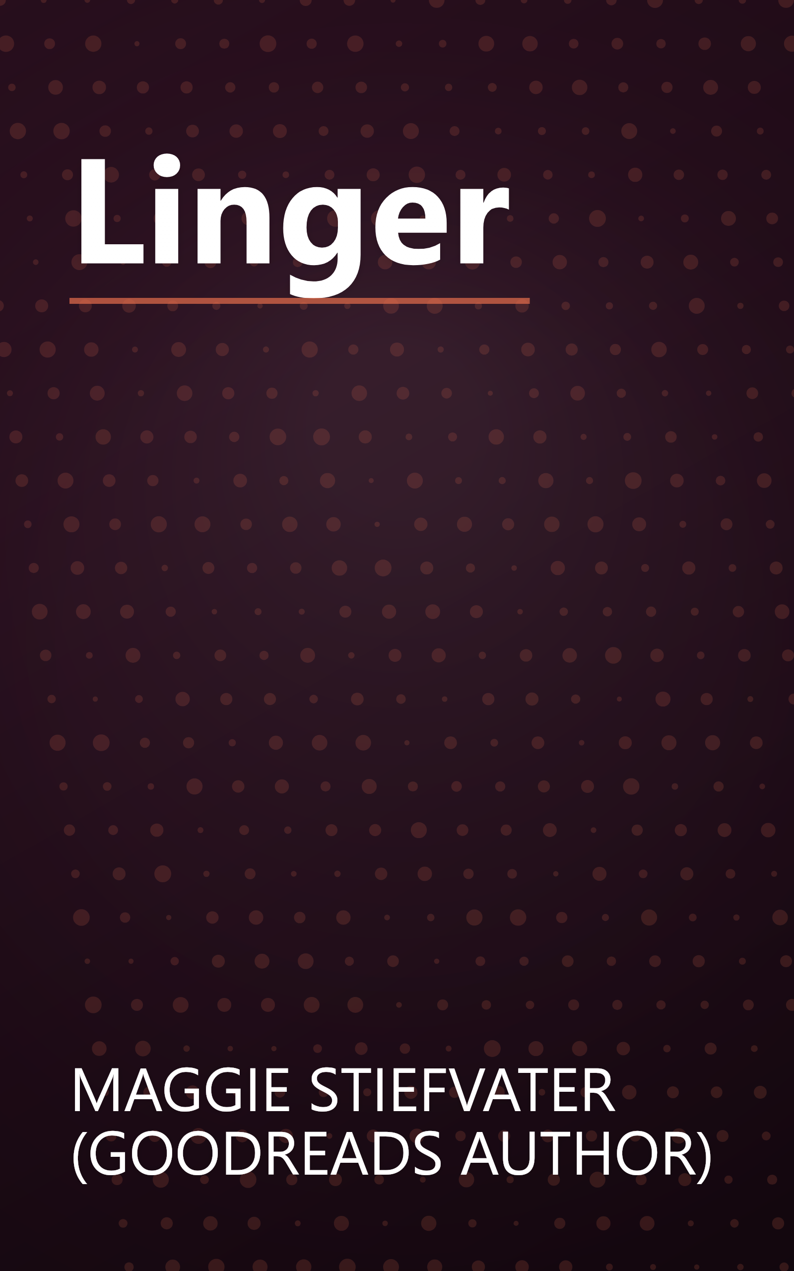 Linger book cover