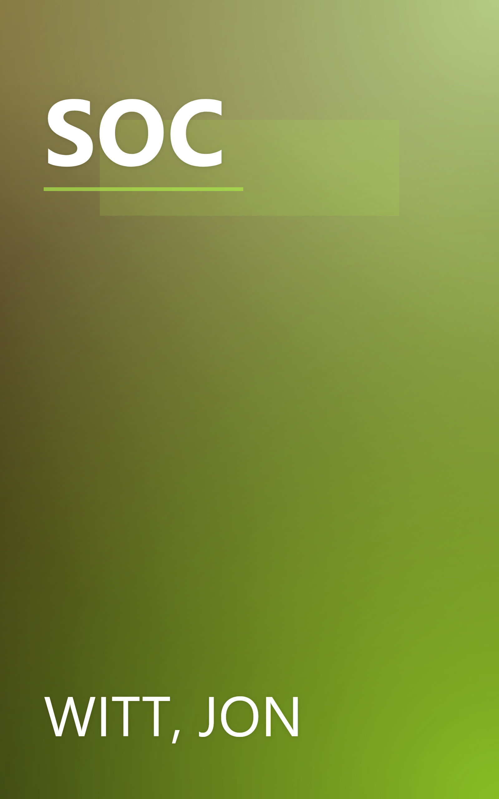 SOC book cover