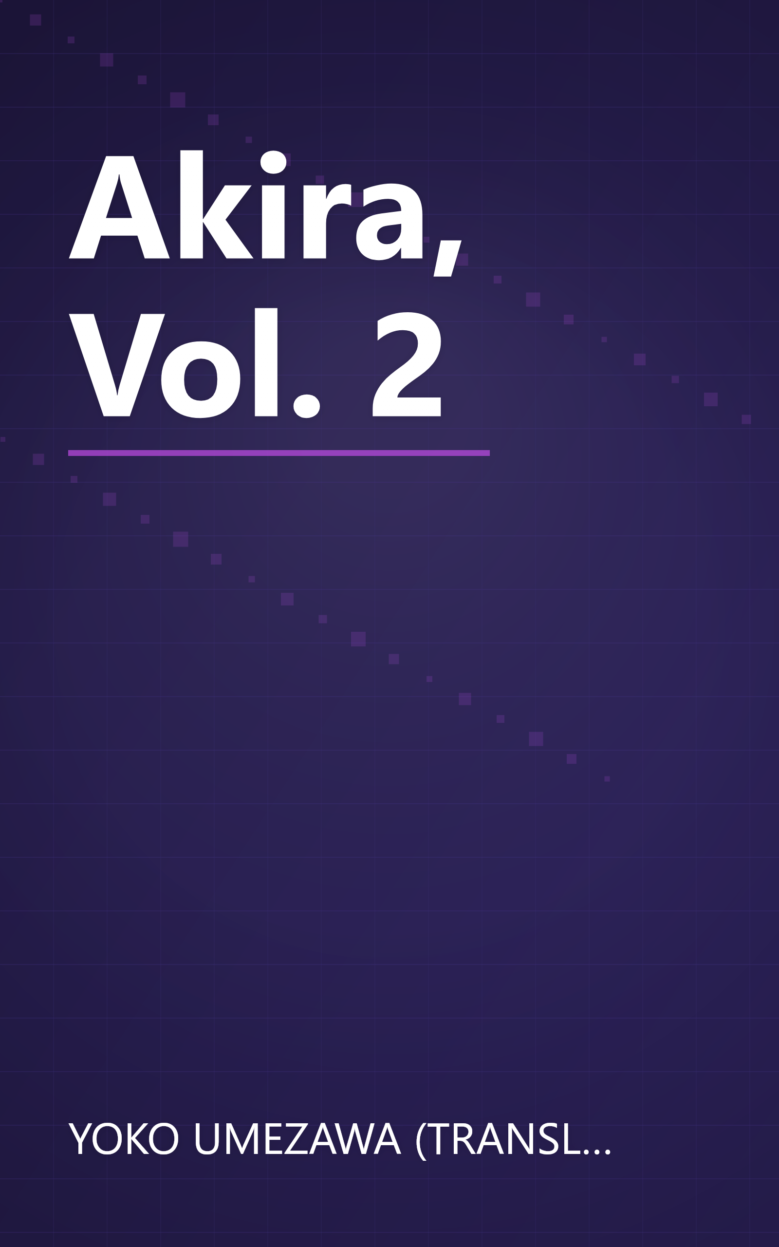 Akira, Vol. 2 book cover