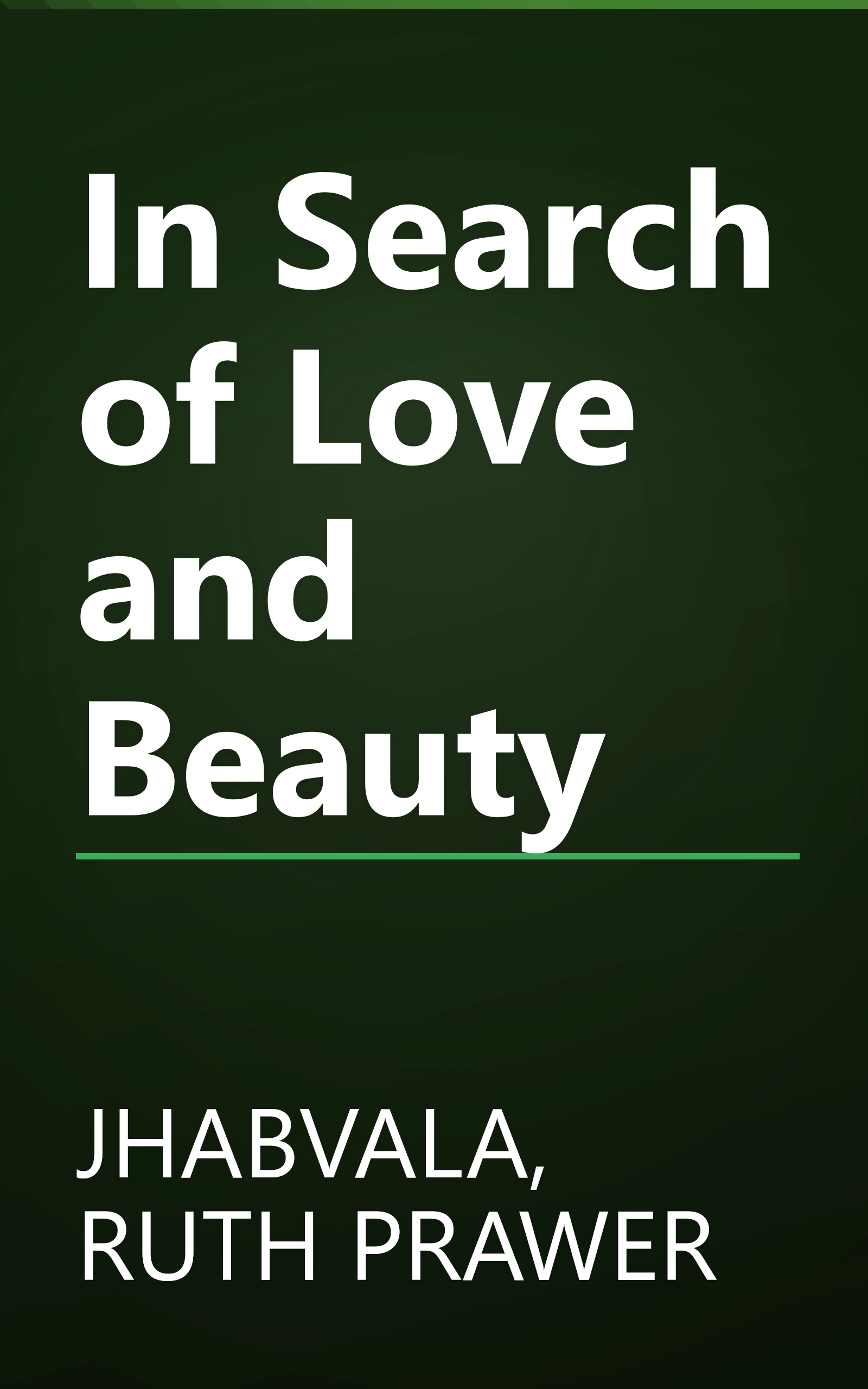 In Search of Love and Beauty book cover