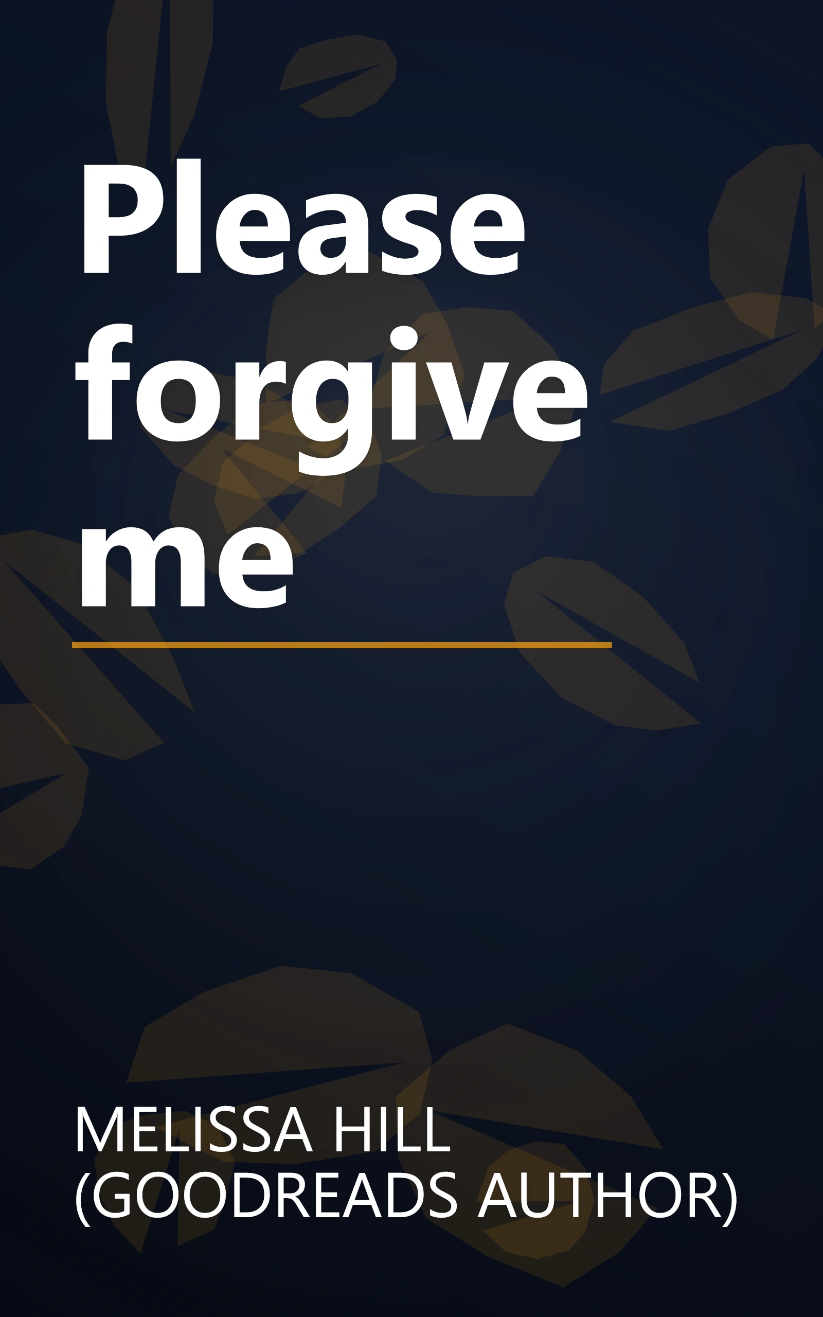 Please forgive me book cover