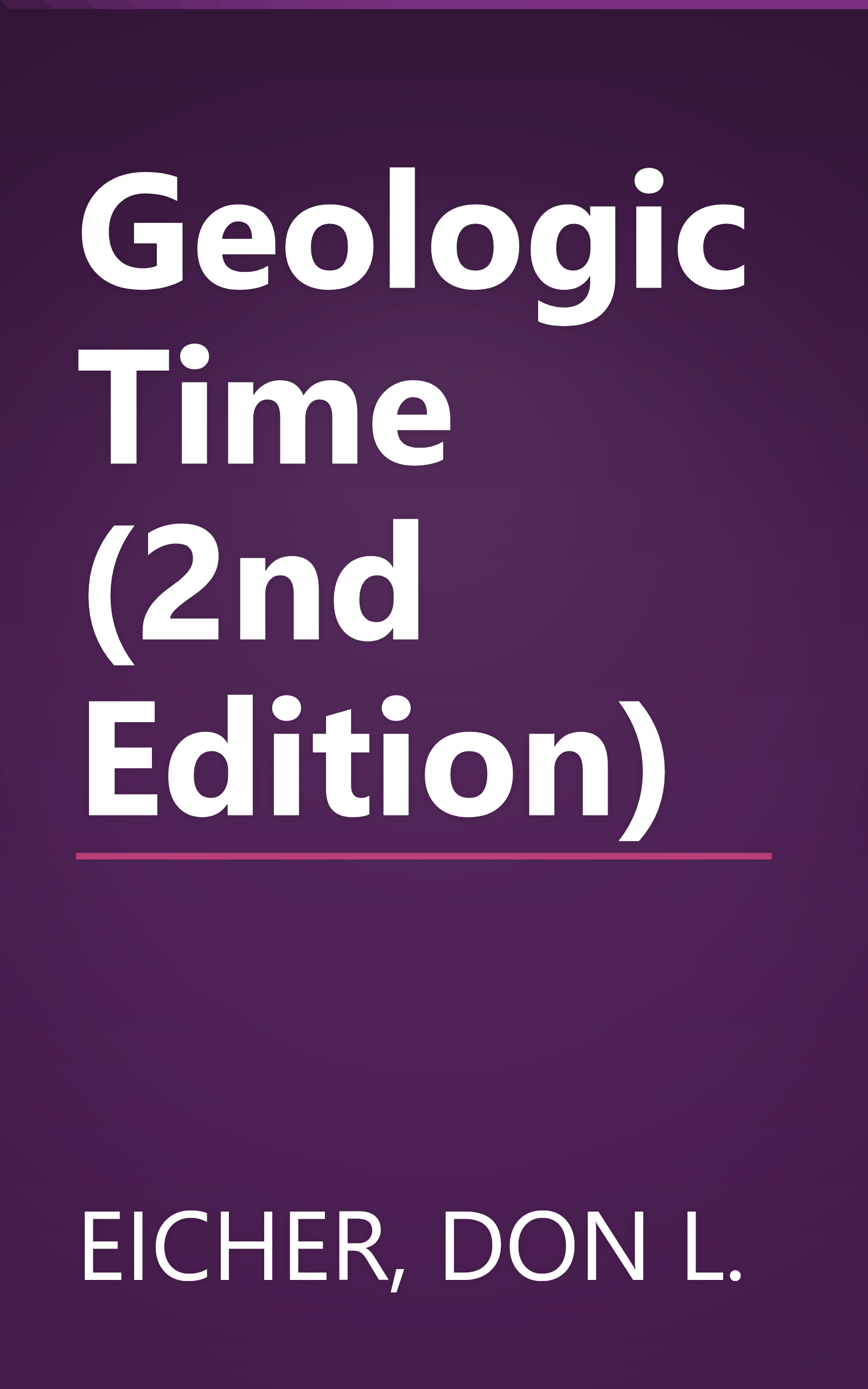 Geologic Time (2nd Edition) book cover