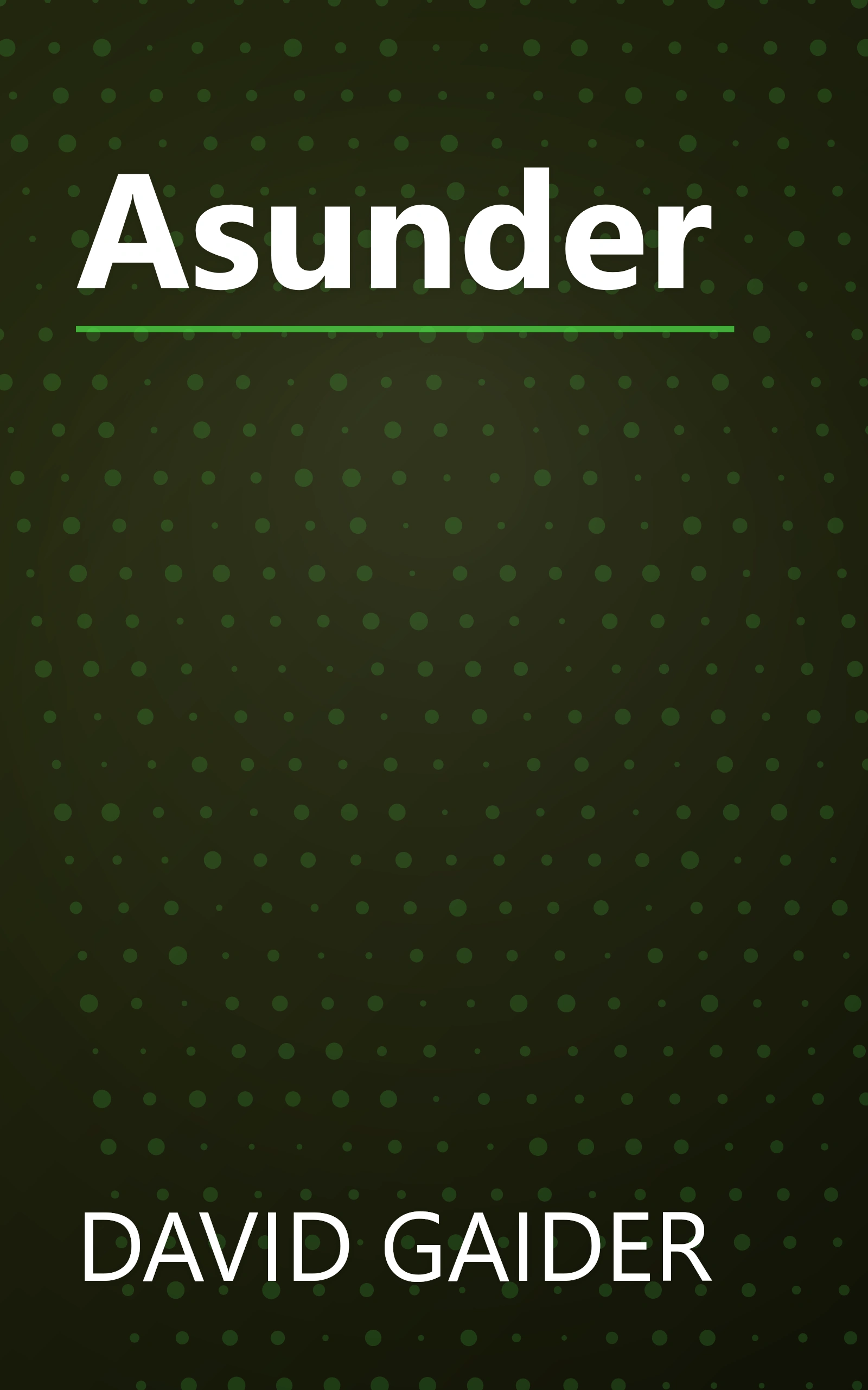 Asunder book cover
