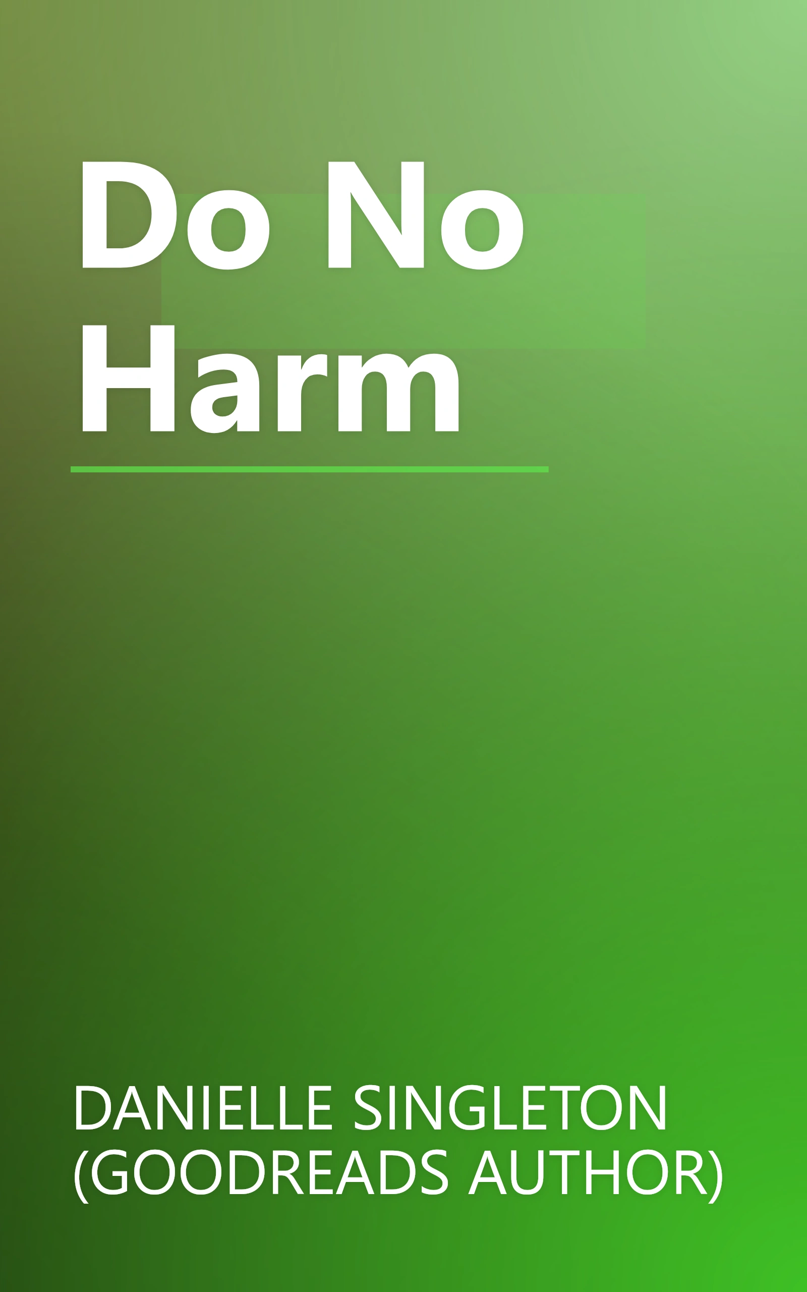 Do No Harm book cover