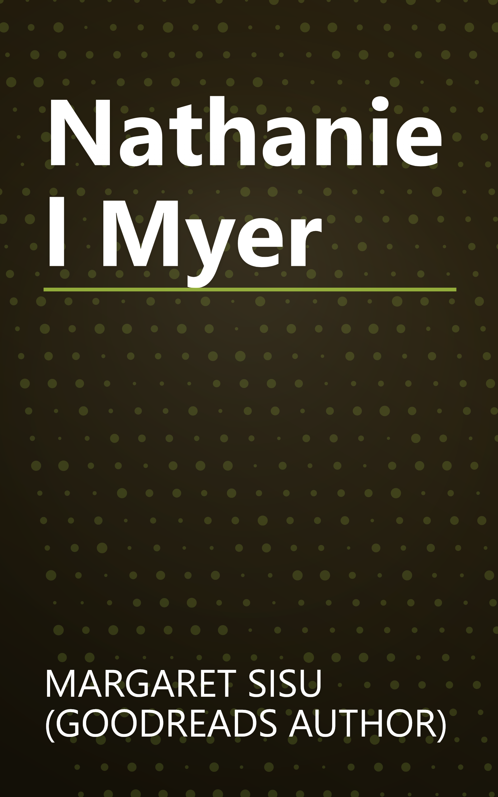 Nathaniel Myer book cover