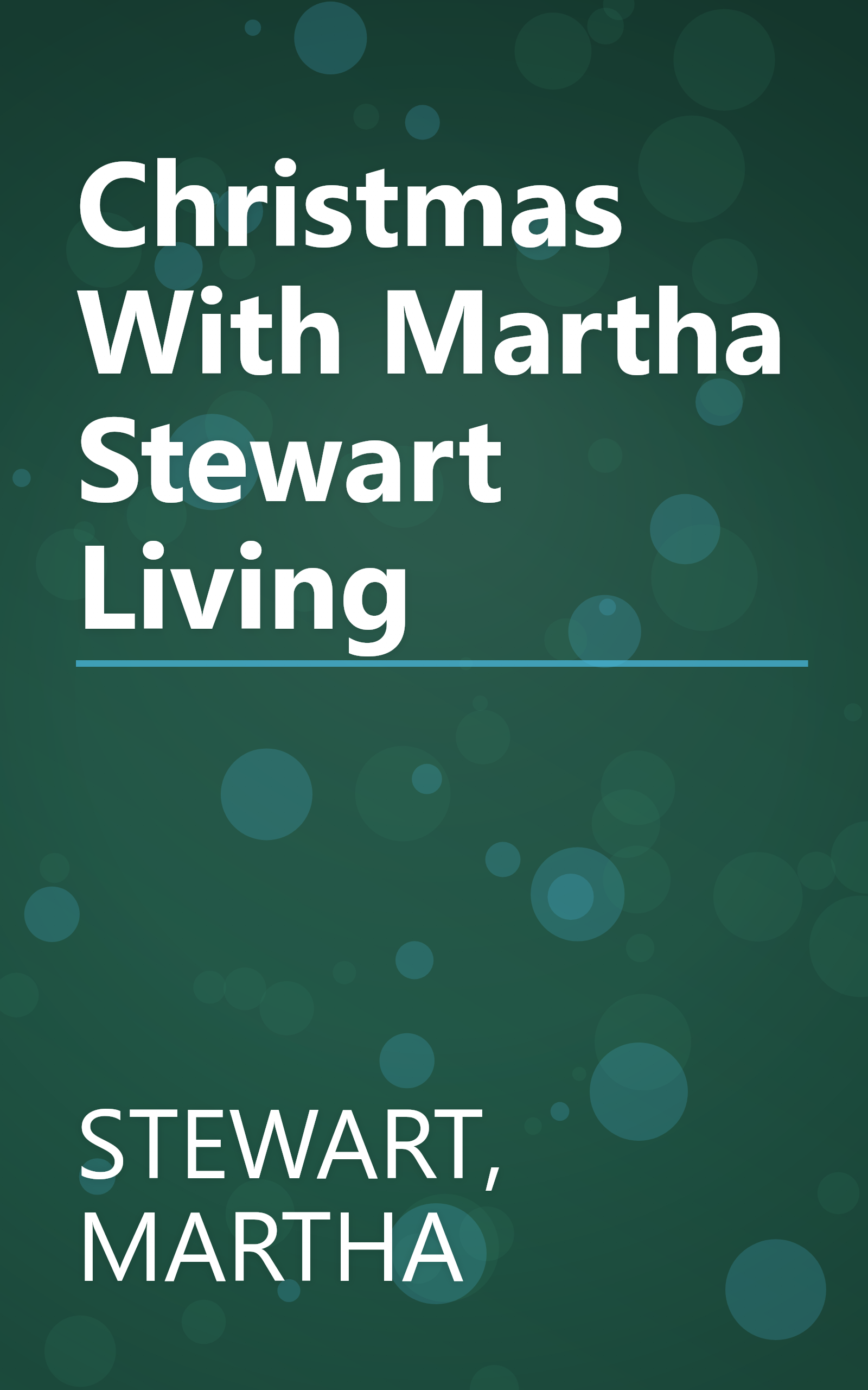 Christmas With Martha Stewart Living book cover