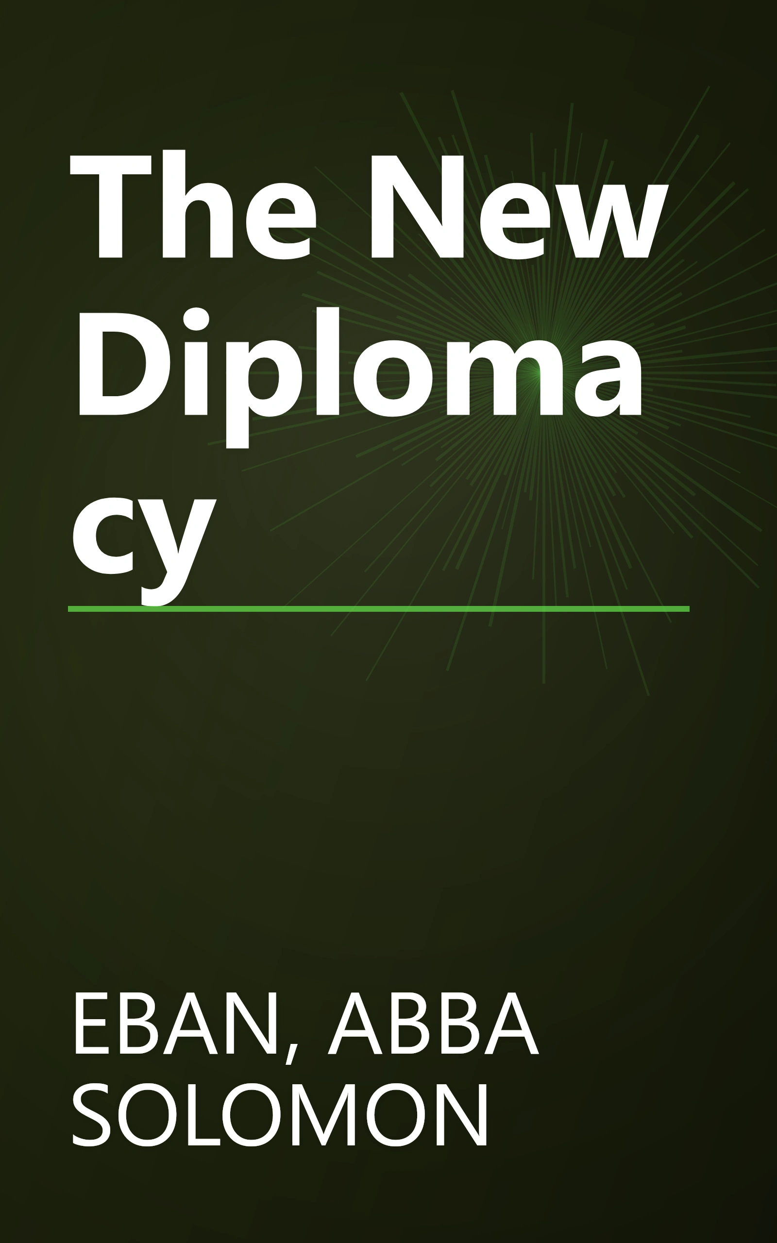 The New Diplomacy book cover