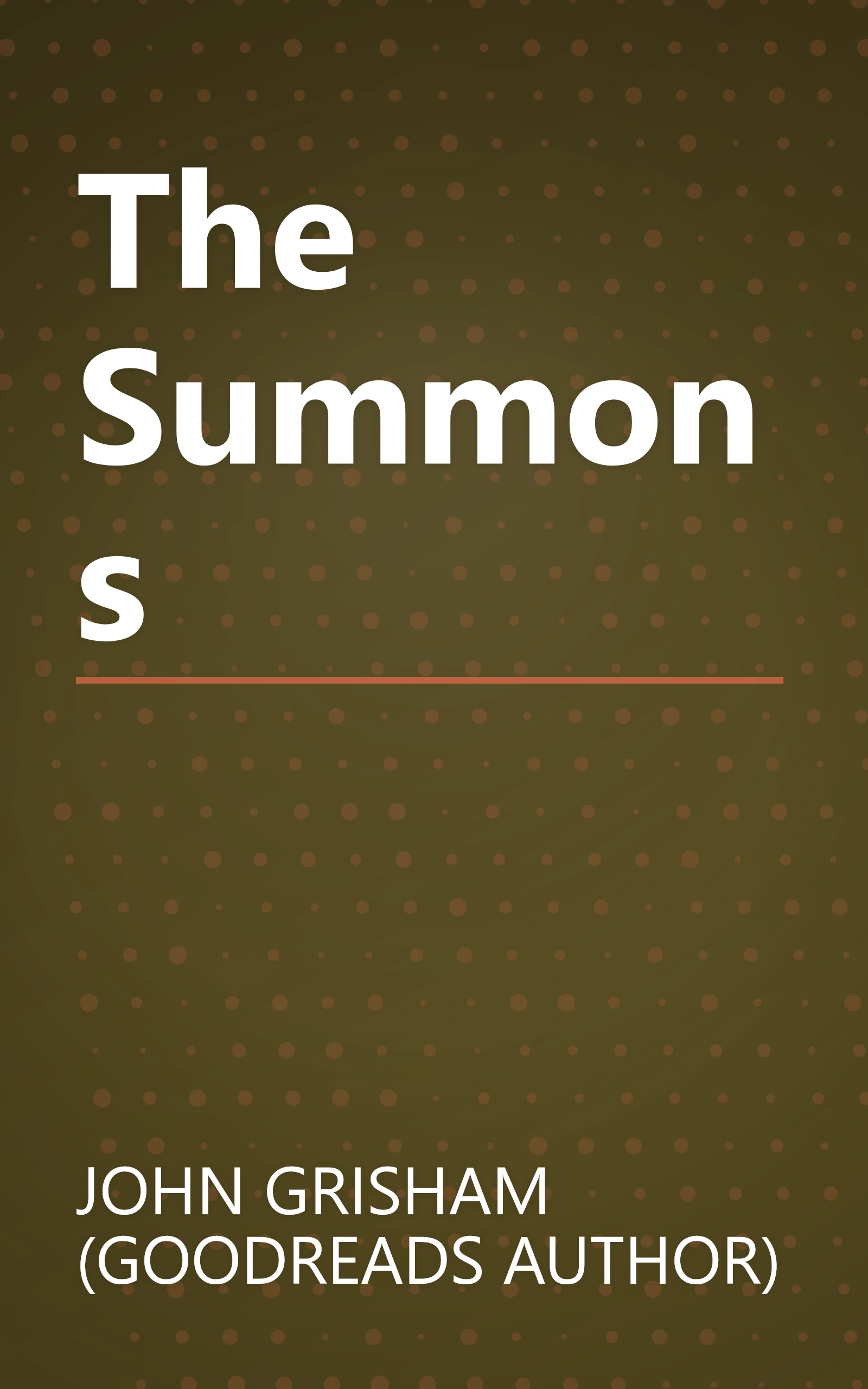 The Summons book cover