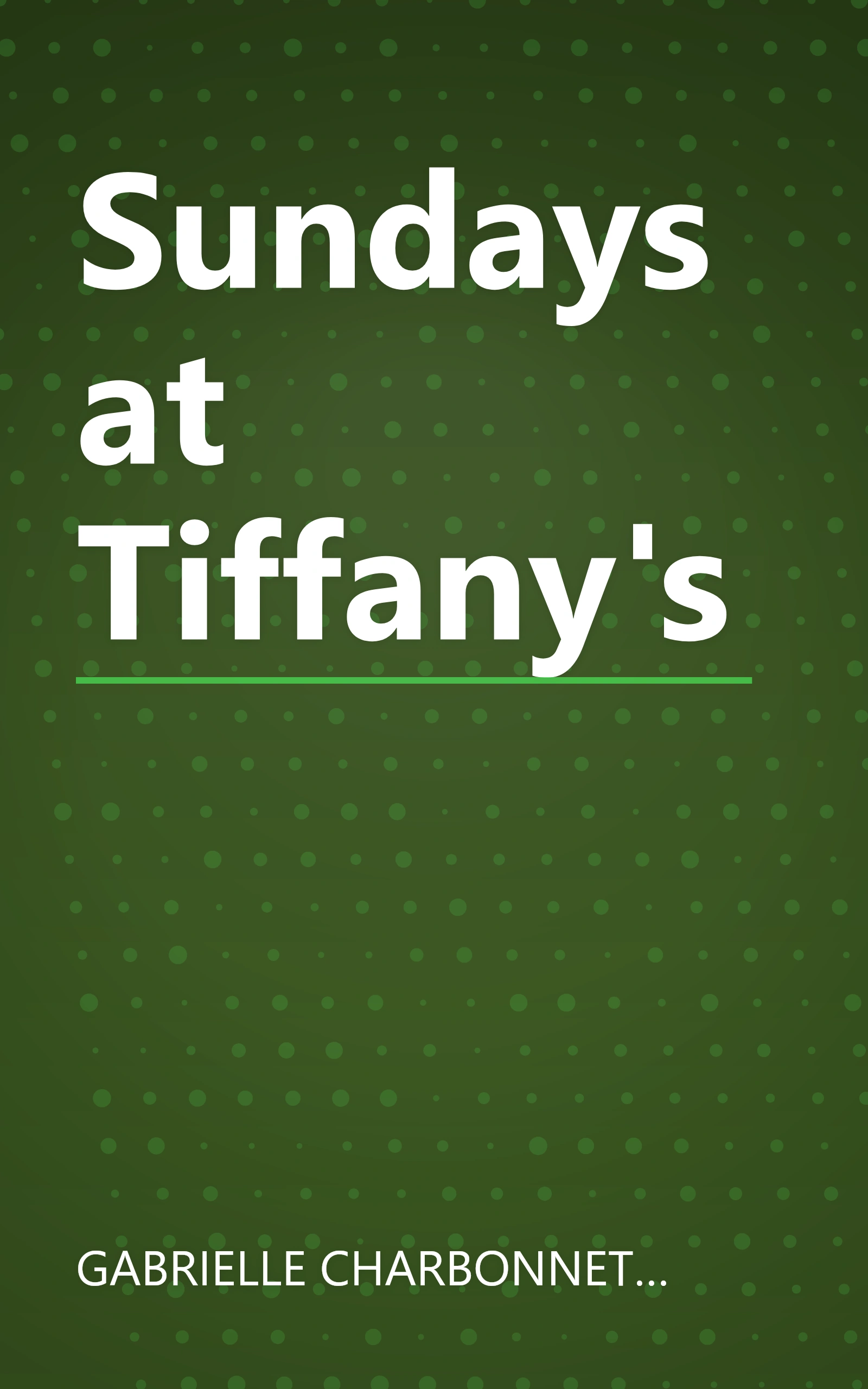 Sundays at Tiffany's book cover