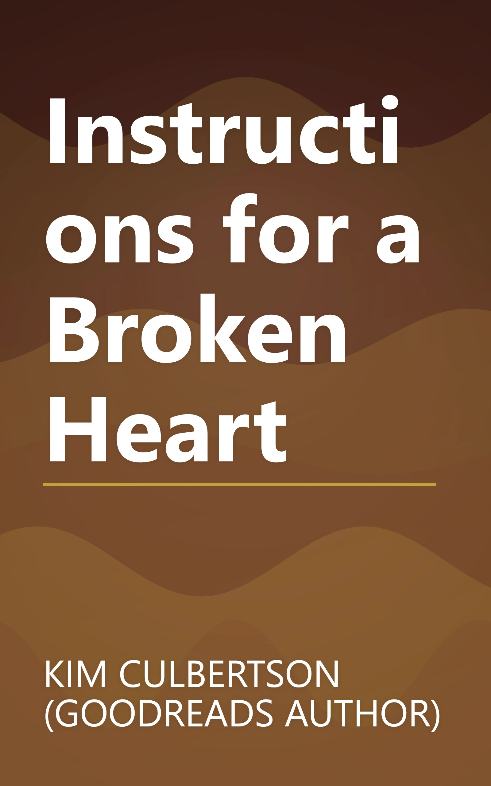 Instructions for a Broken Heart book cover