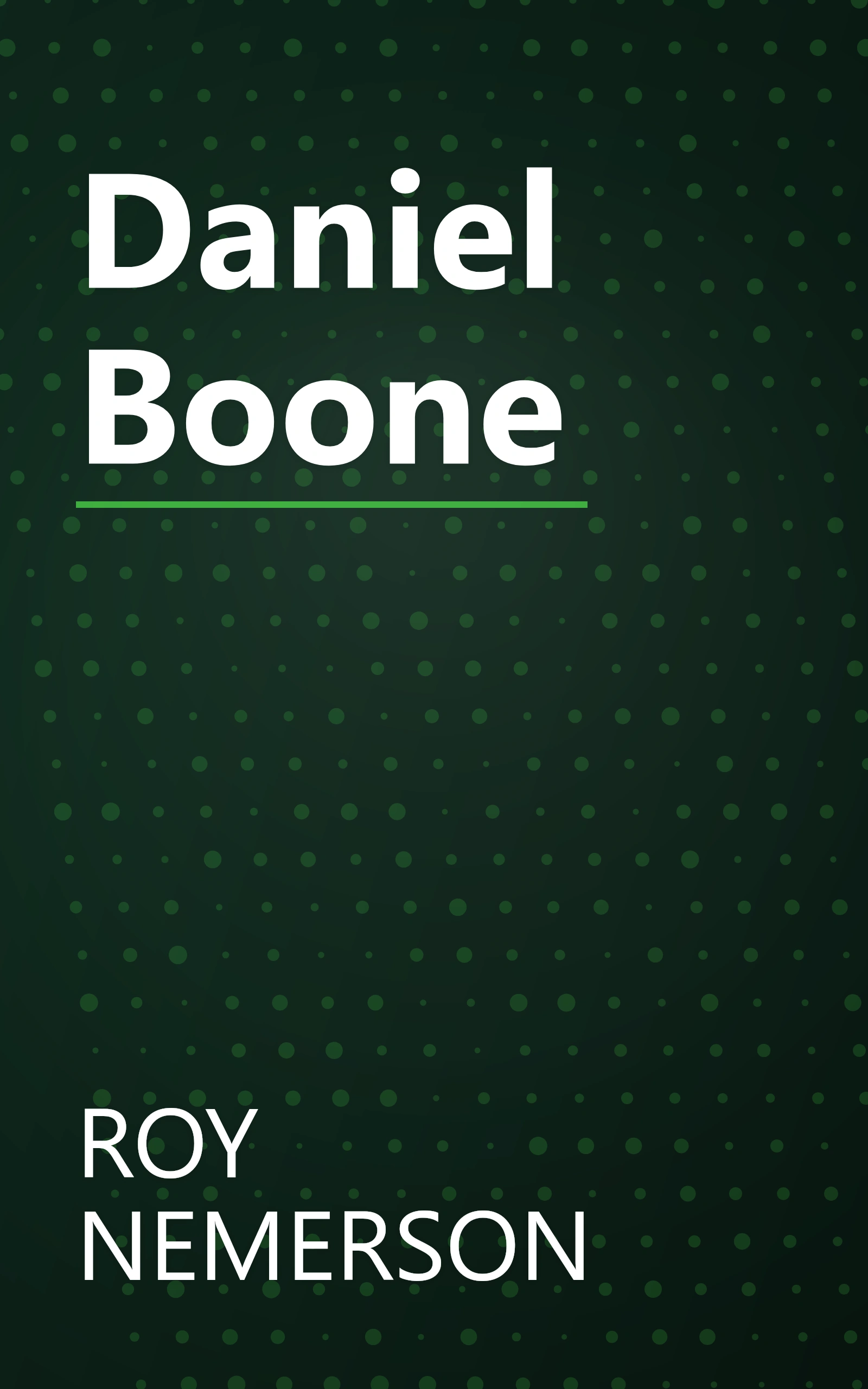 Daniel Boone book cover