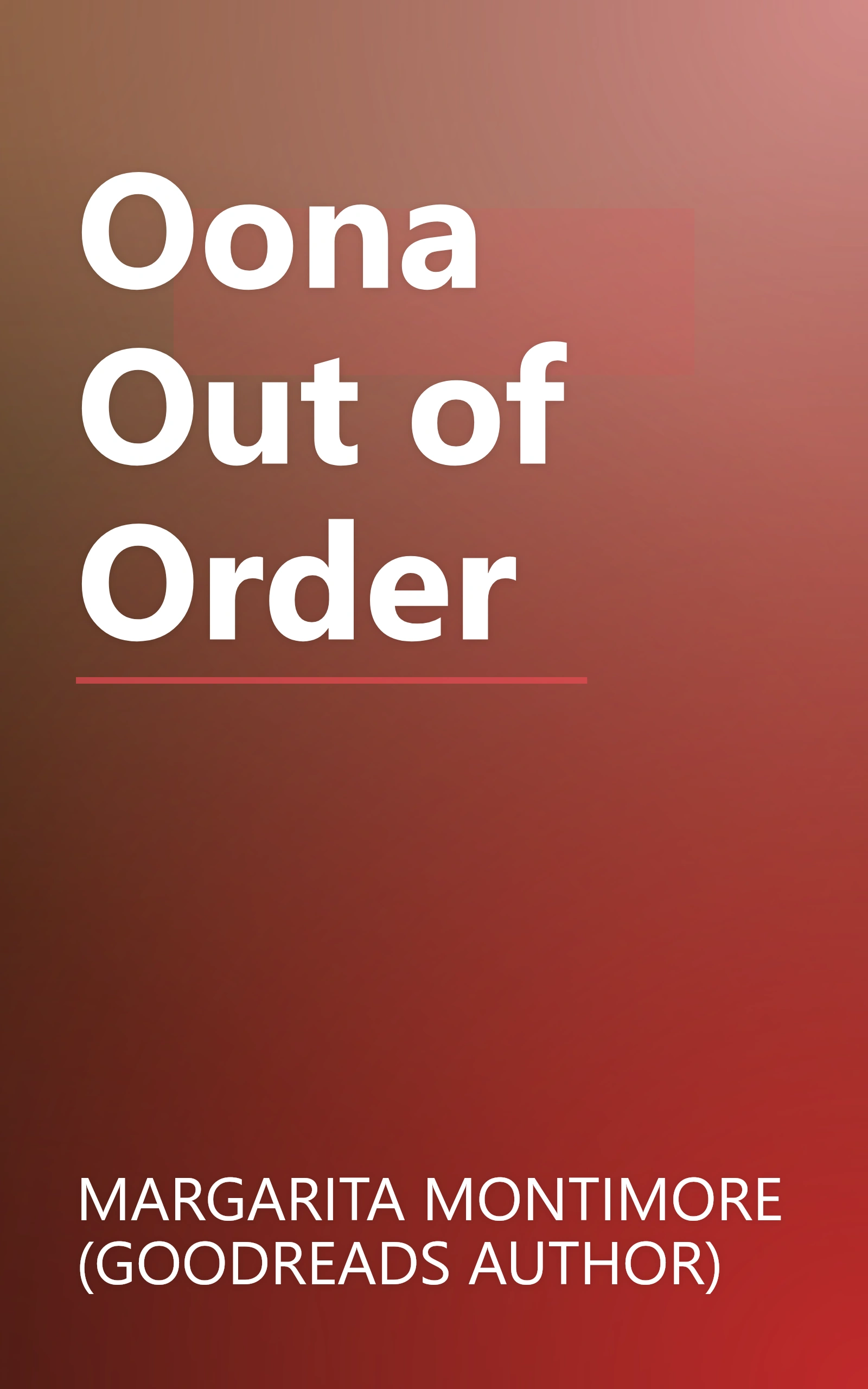 Oona Out of Order book cover