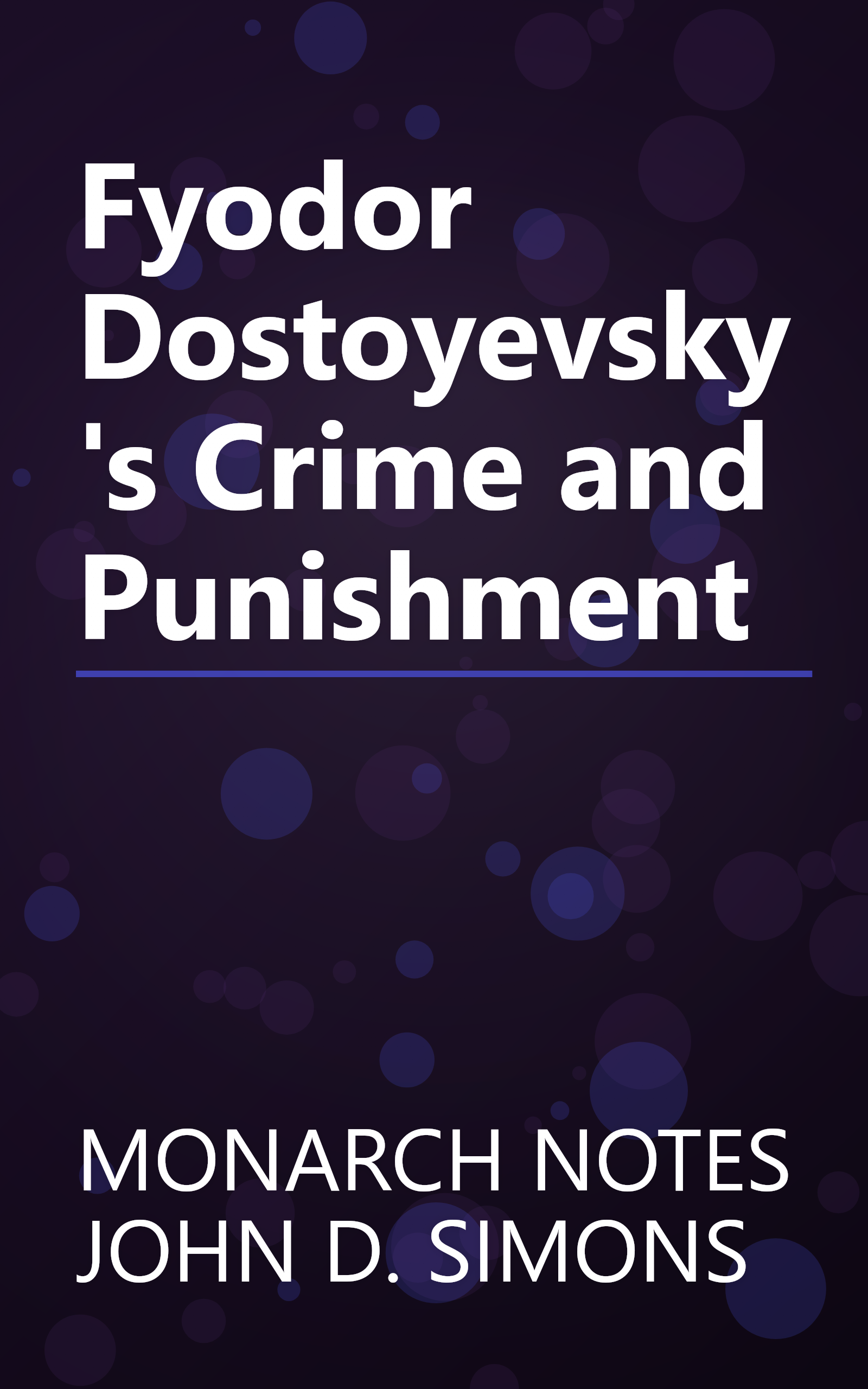 Fyodor Dostoyevsky's Crime and Punishment book cover