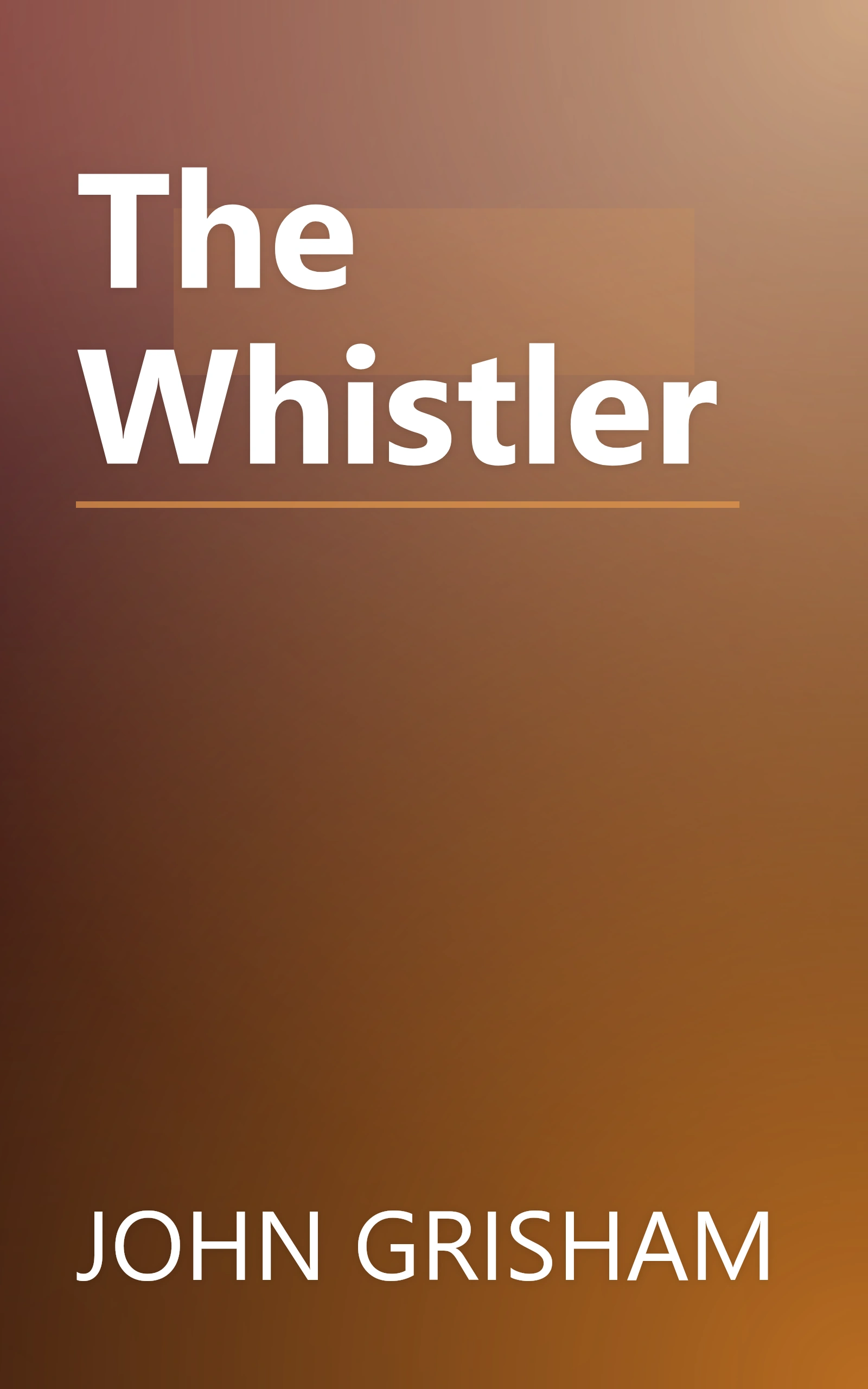The Whistler book cover