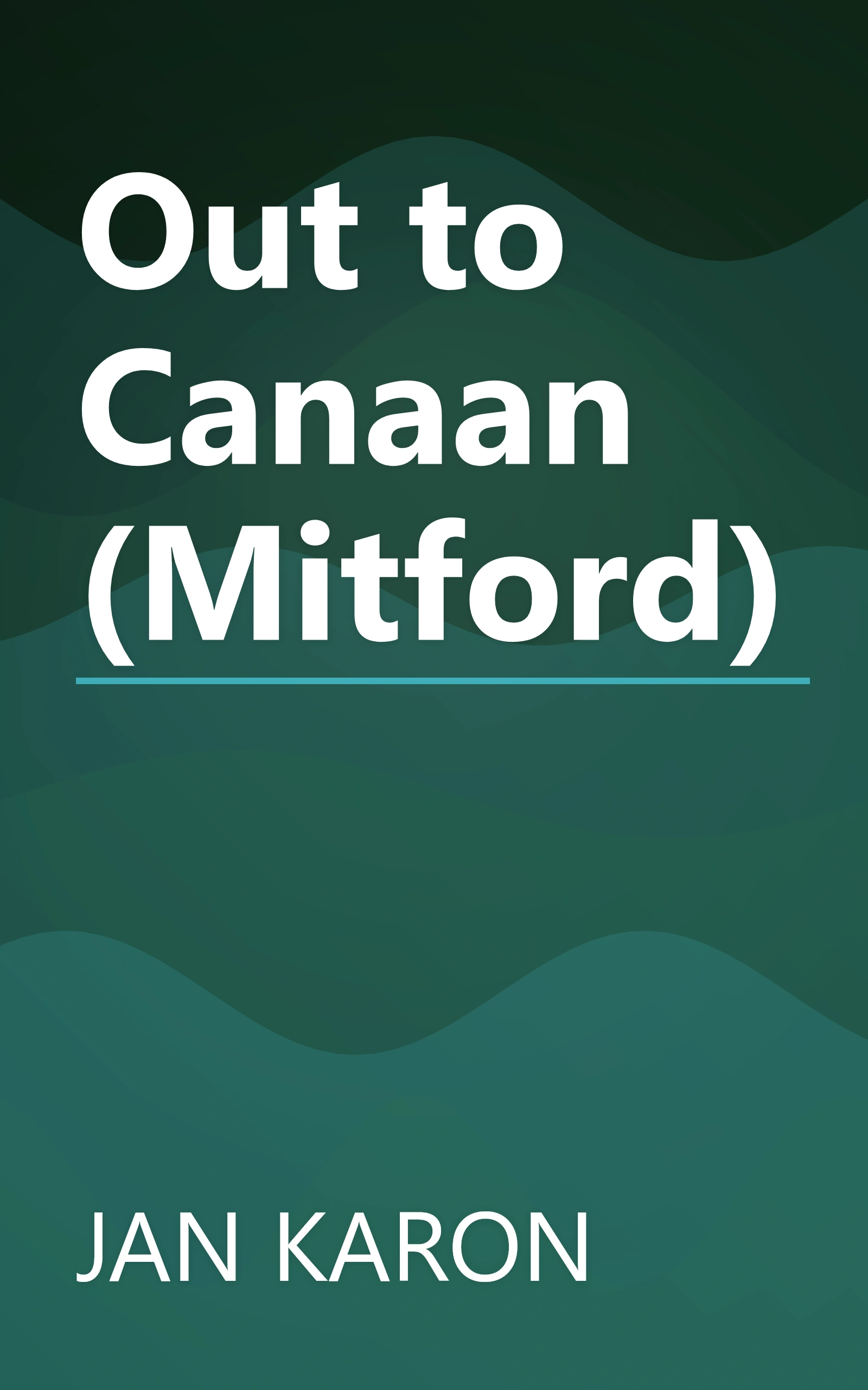 Out to Canaan (Mitford) book cover