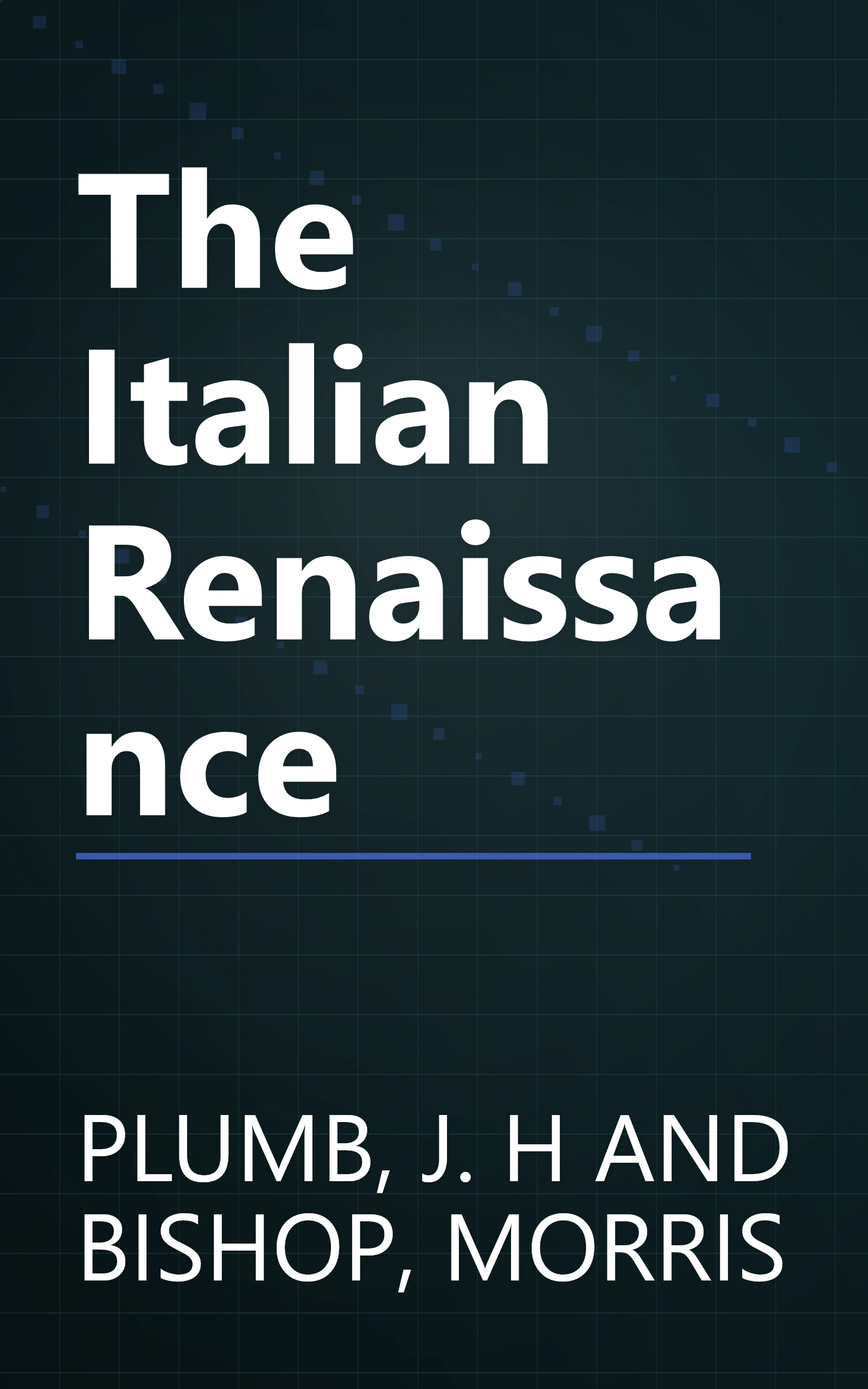 The Italian Renaissance book cover