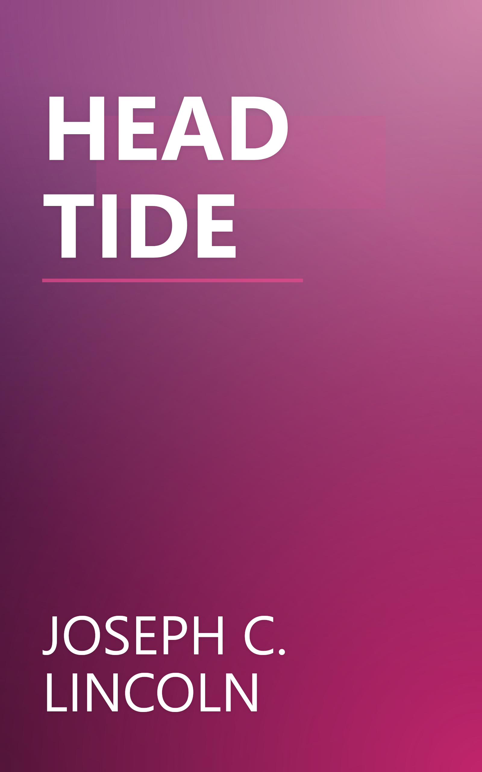 HEAD TIDE book cover