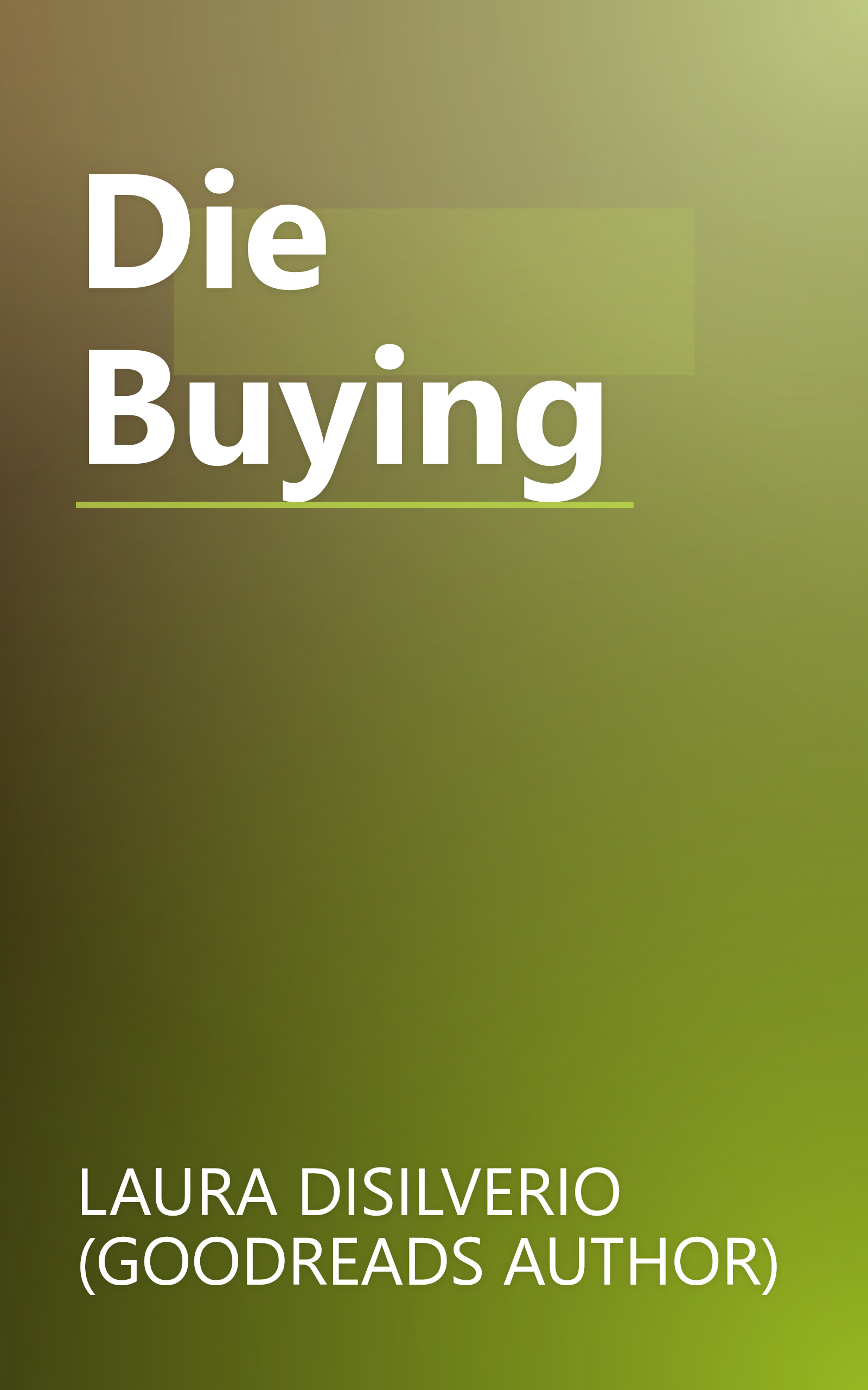 Die Buying book cover