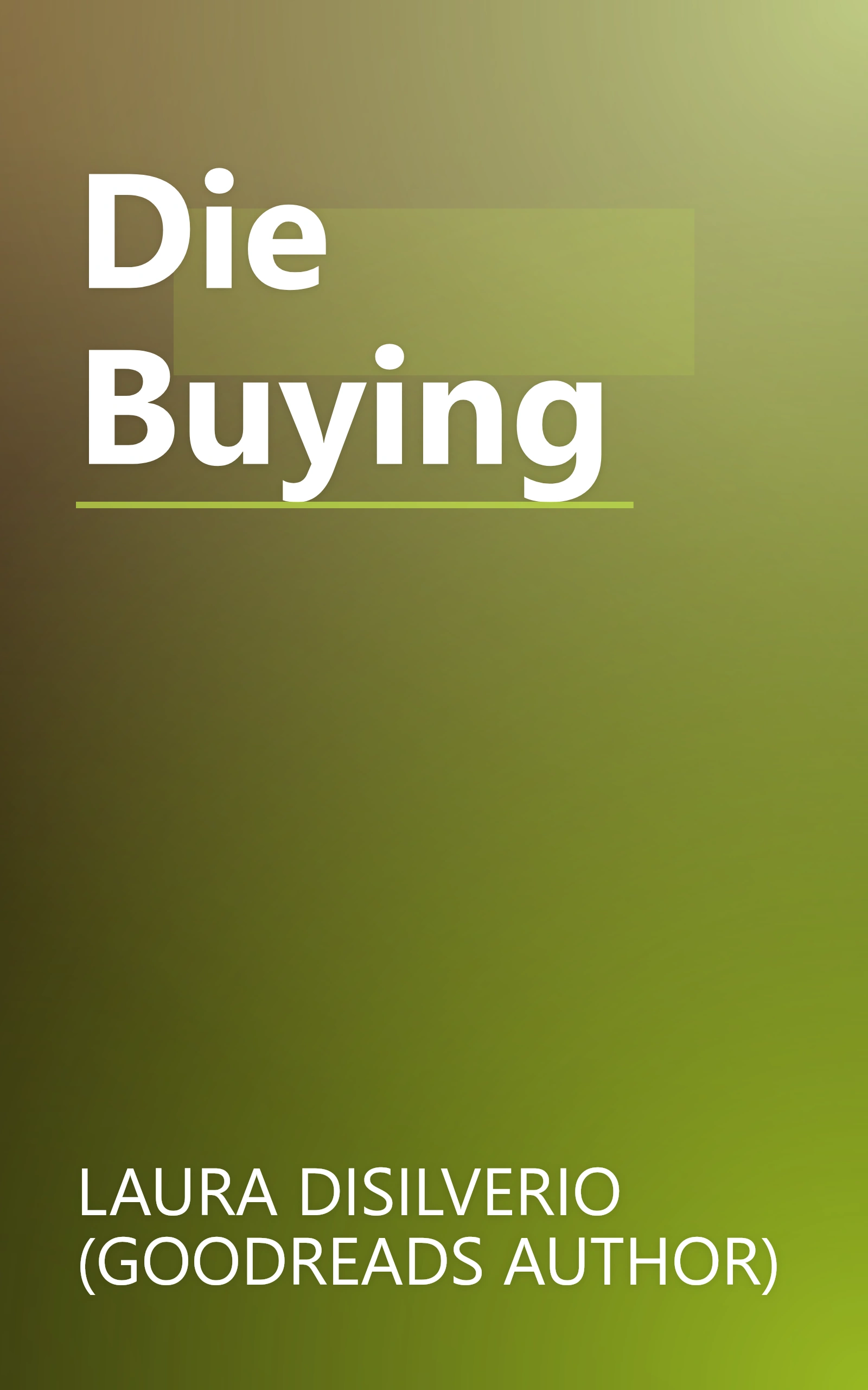 Die Buying book cover