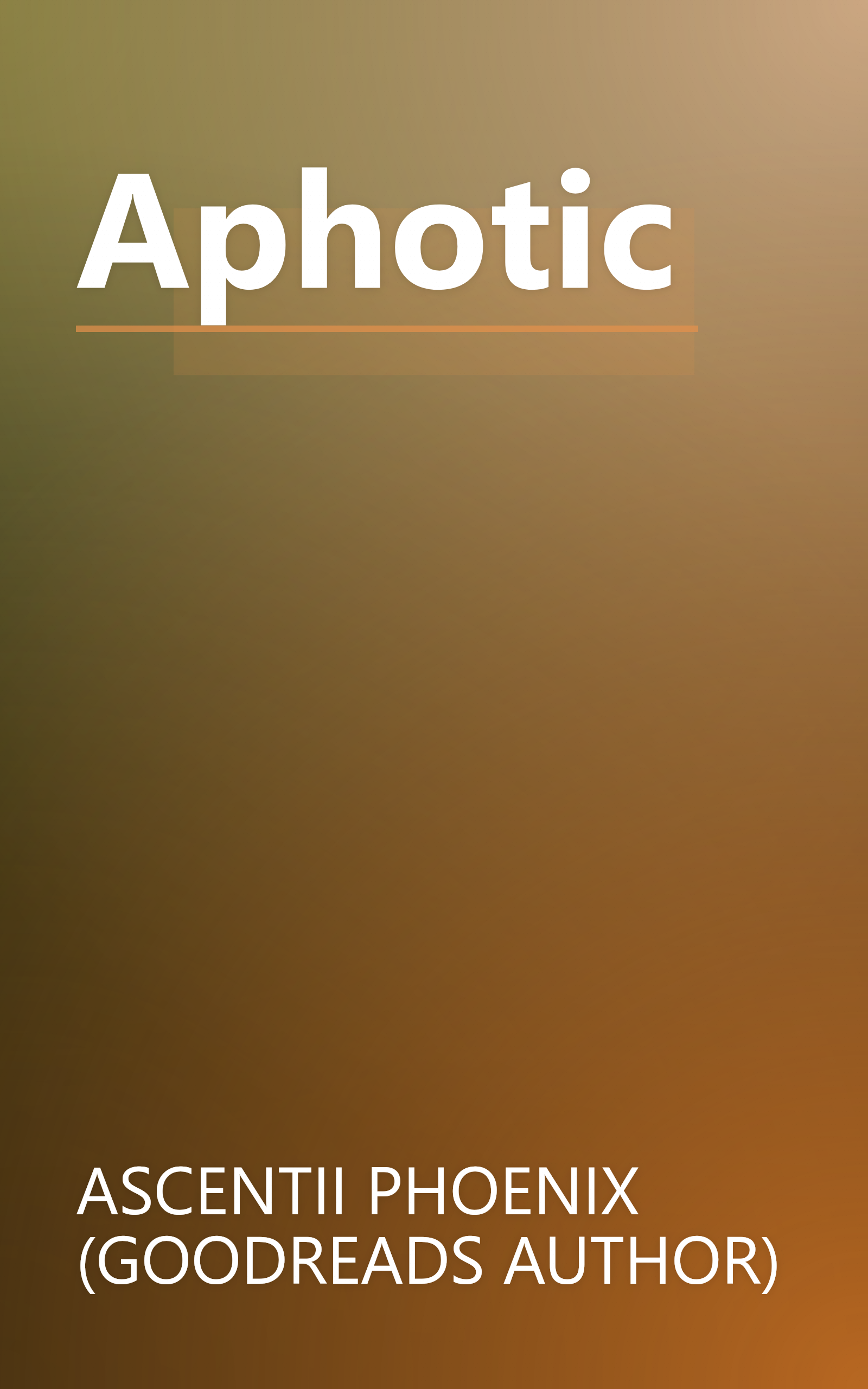 Aphotic book cover