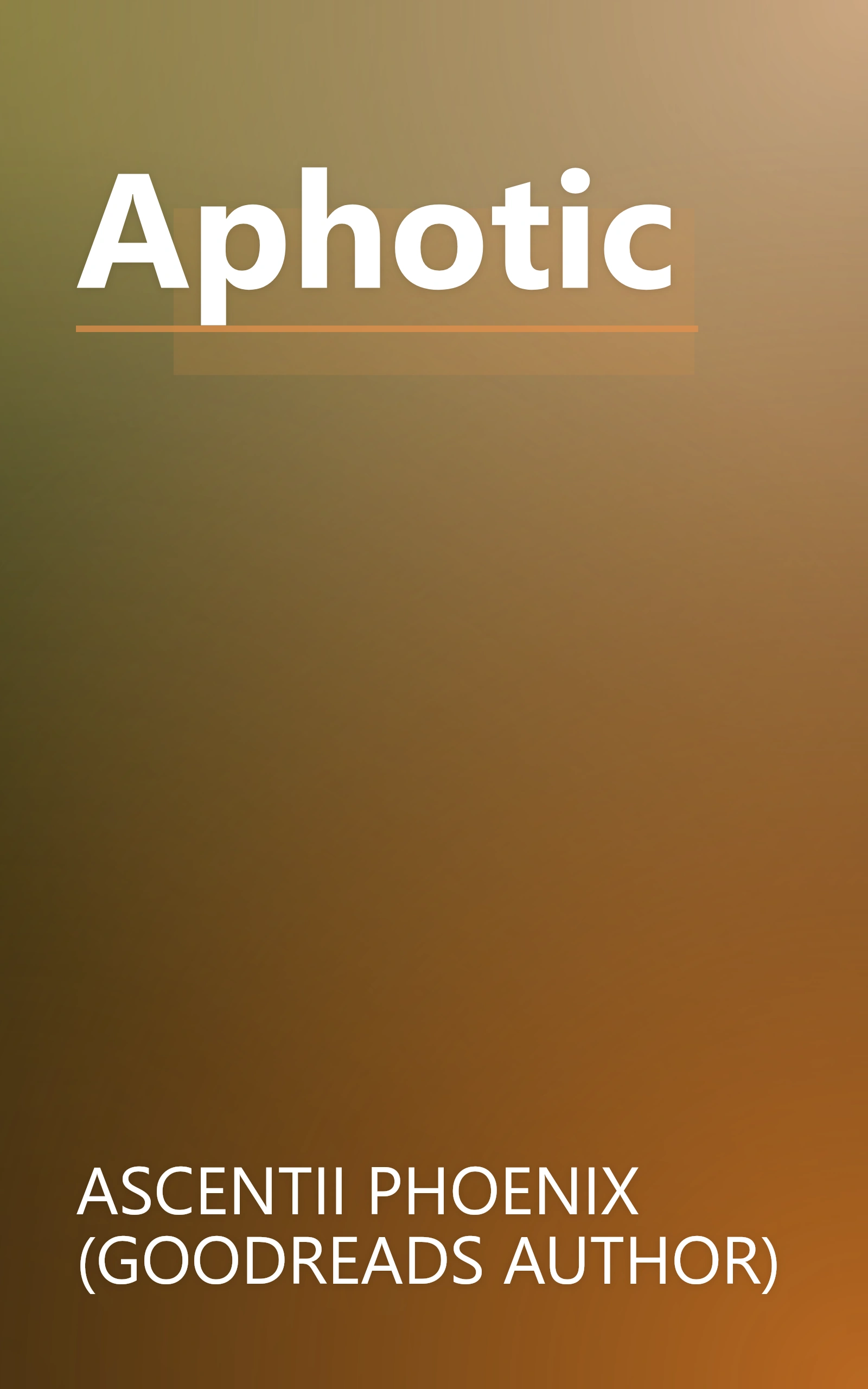 Aphotic book cover