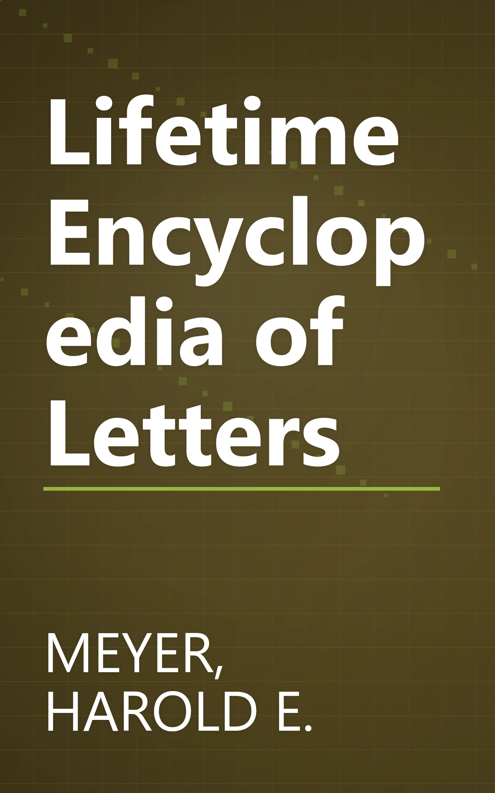 Lifetime Encyclopedia of Letters book cover