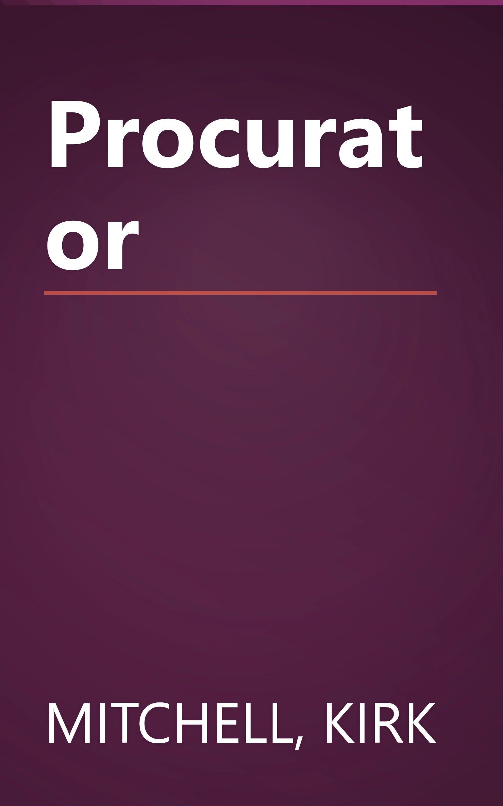 Procurator book cover