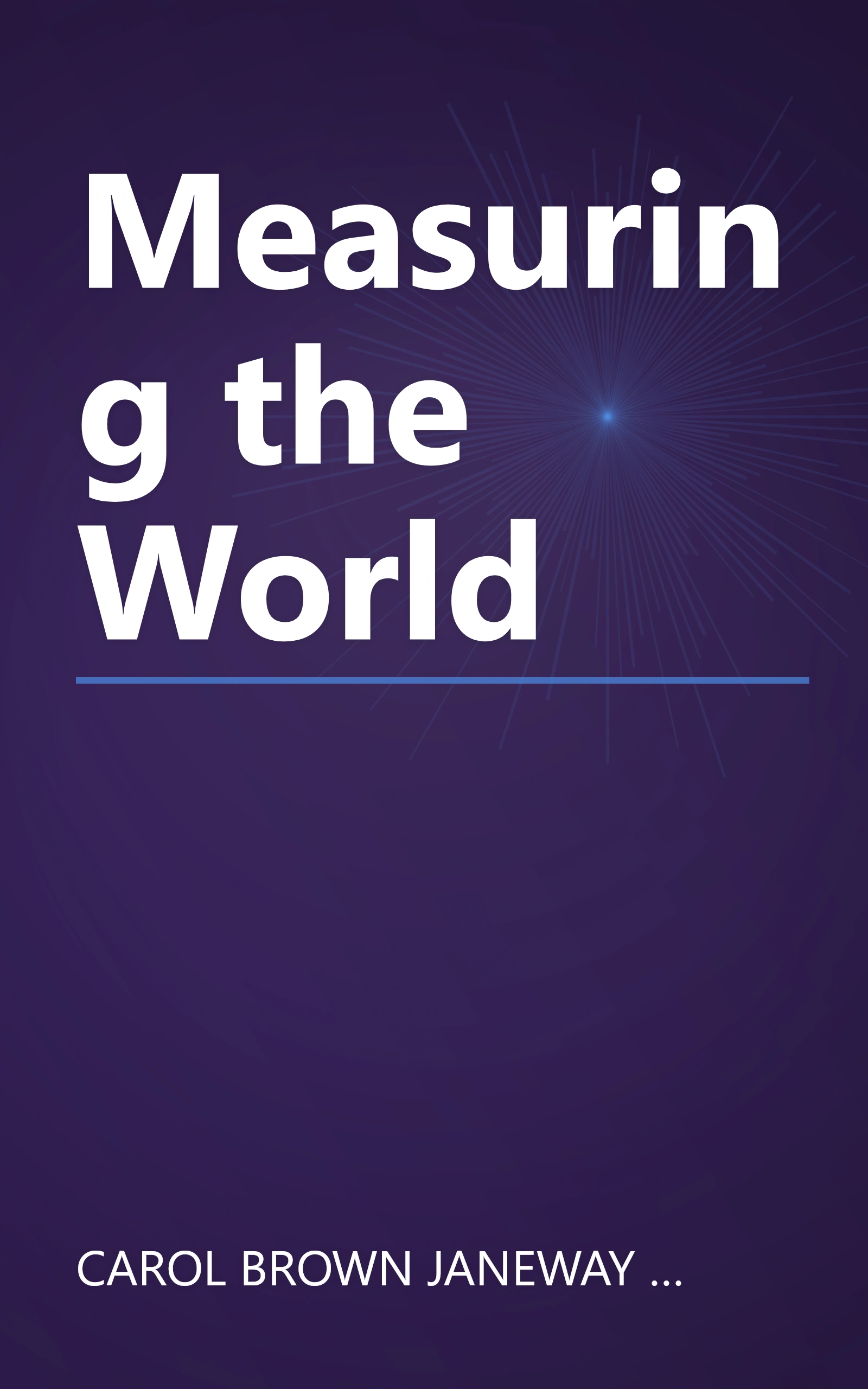 Measuring the World book cover