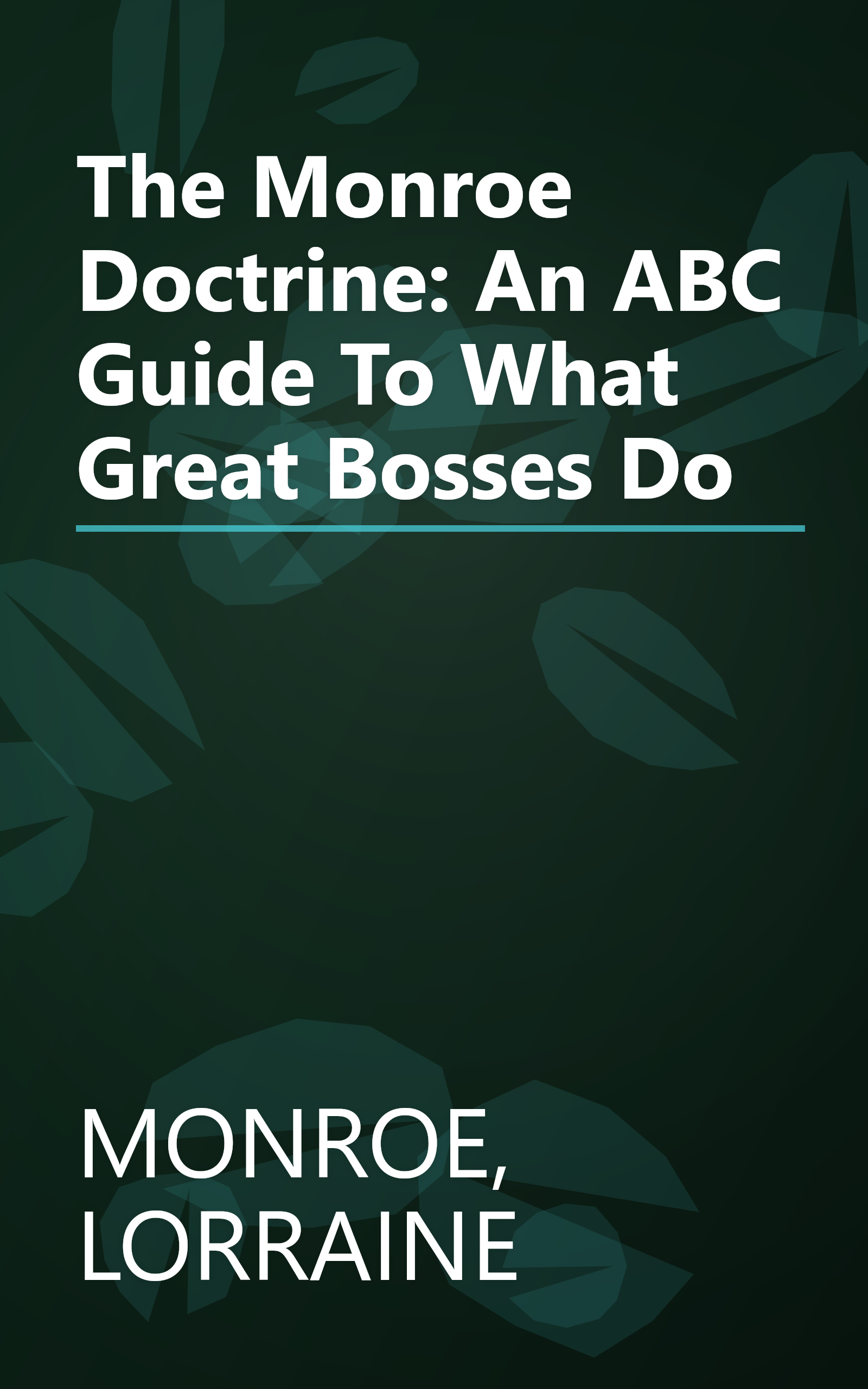 The Monroe Doctrine: An ABC Guide To What Great Bosses Do book cover