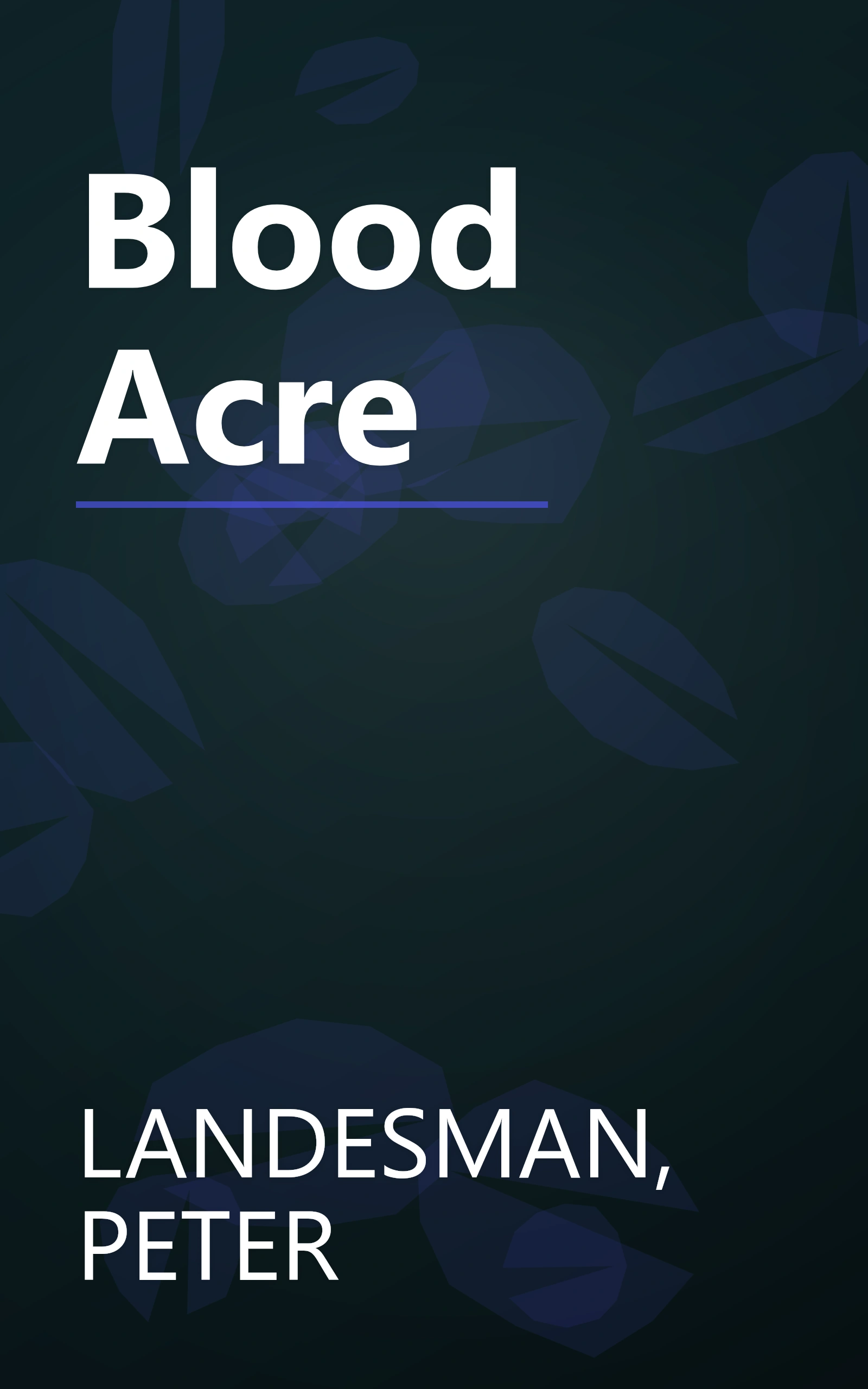 Blood Acre book cover