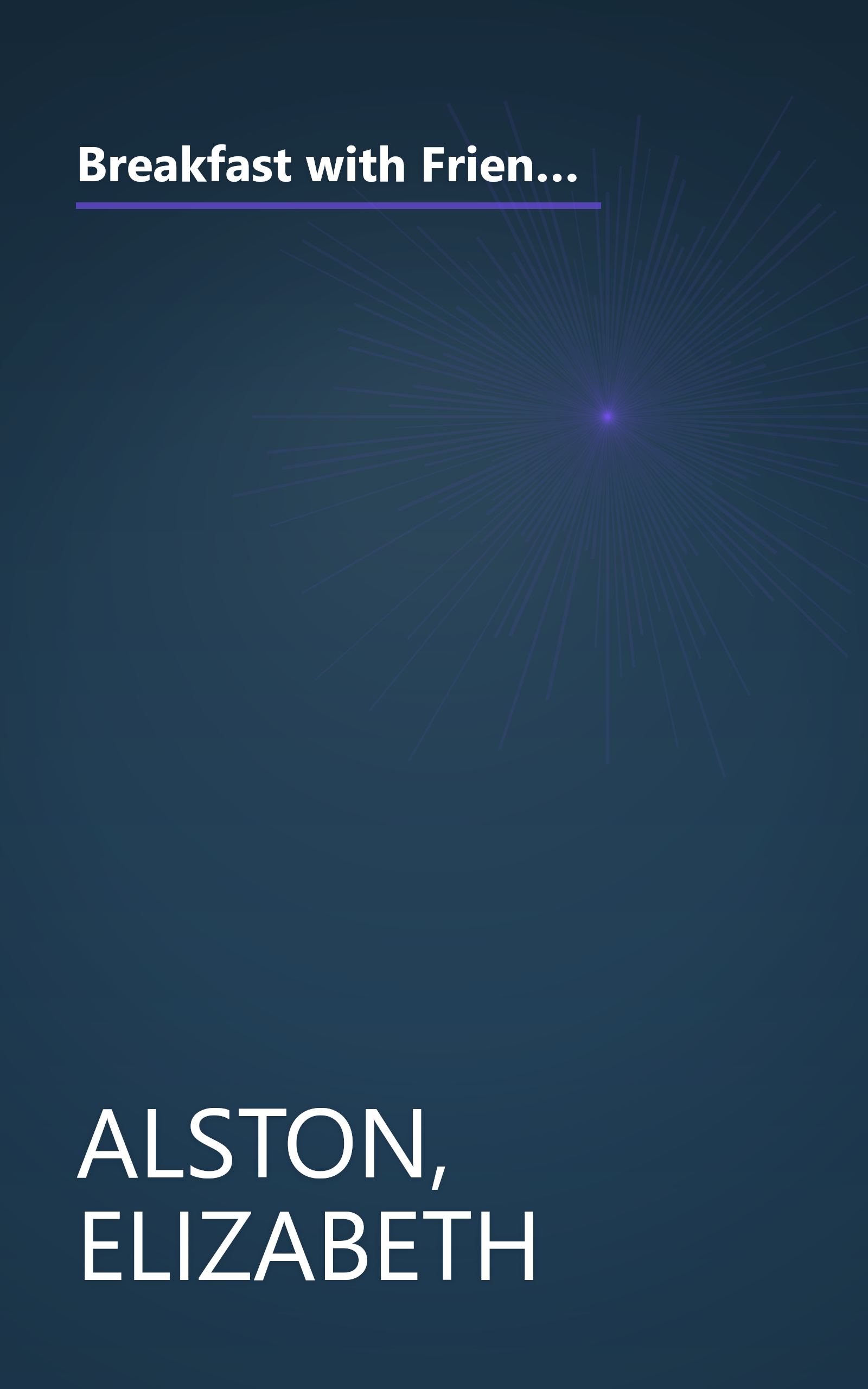 Breakfast with Friends: Seasonal Menus to Celebrate the Morning by Elizabeth Alston (Wings Great Cookbooks) book cover