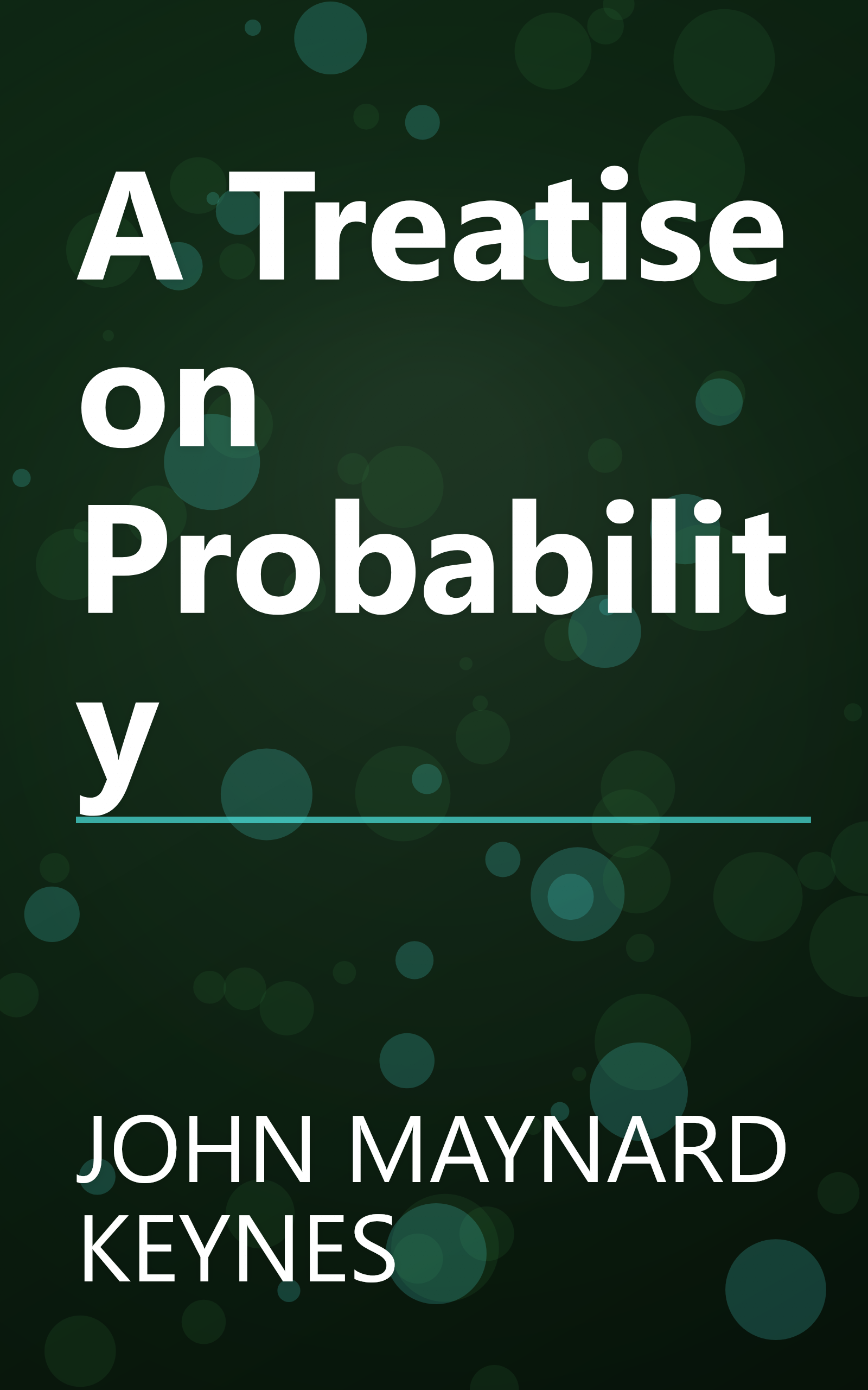 A Treatise on Probability book cover
