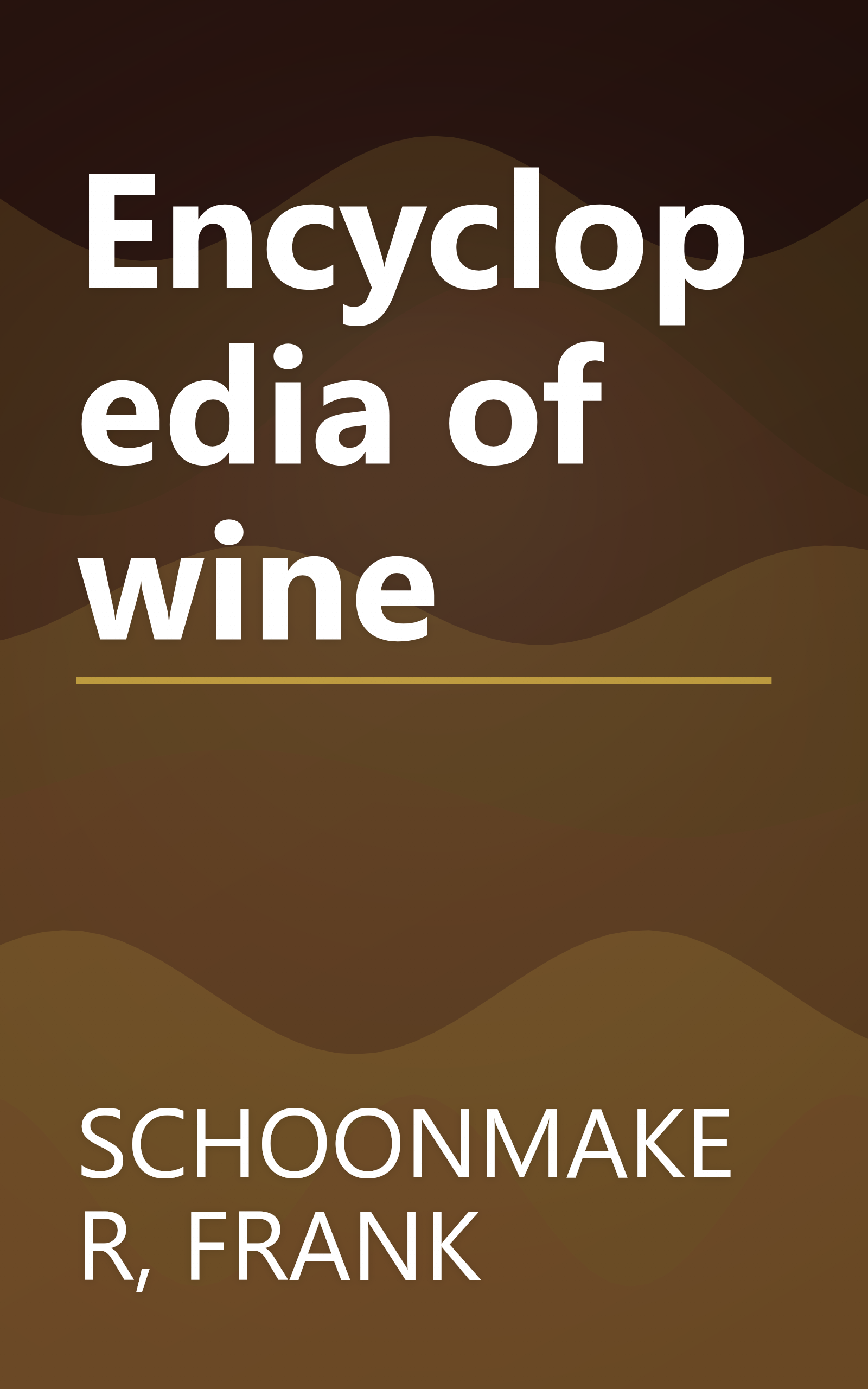Encyclopedia of wine book cover