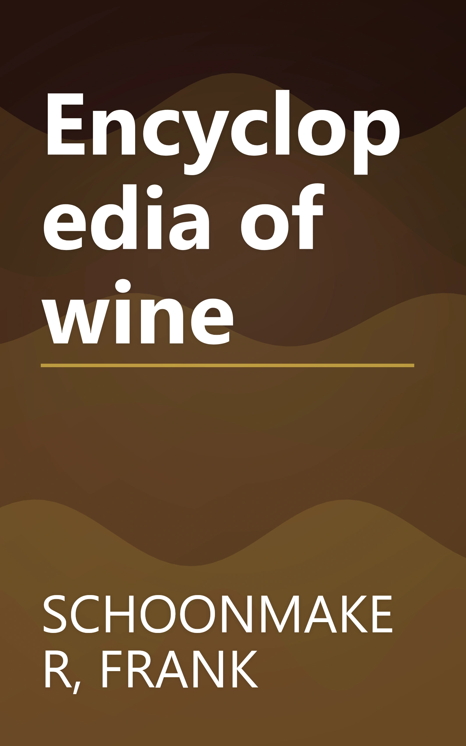Encyclopedia of wine book cover