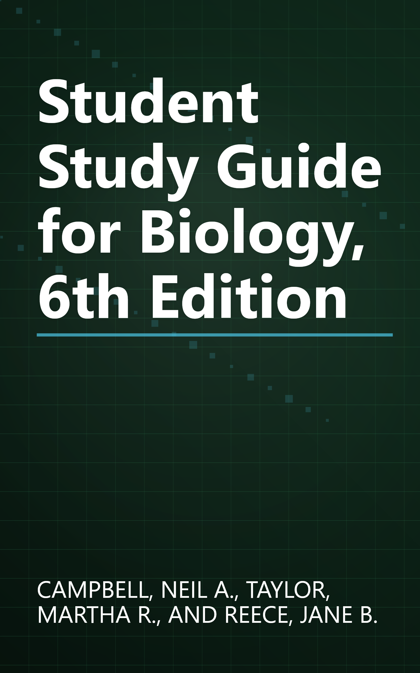 Student Study Guide for Biology, 6th Edition book cover