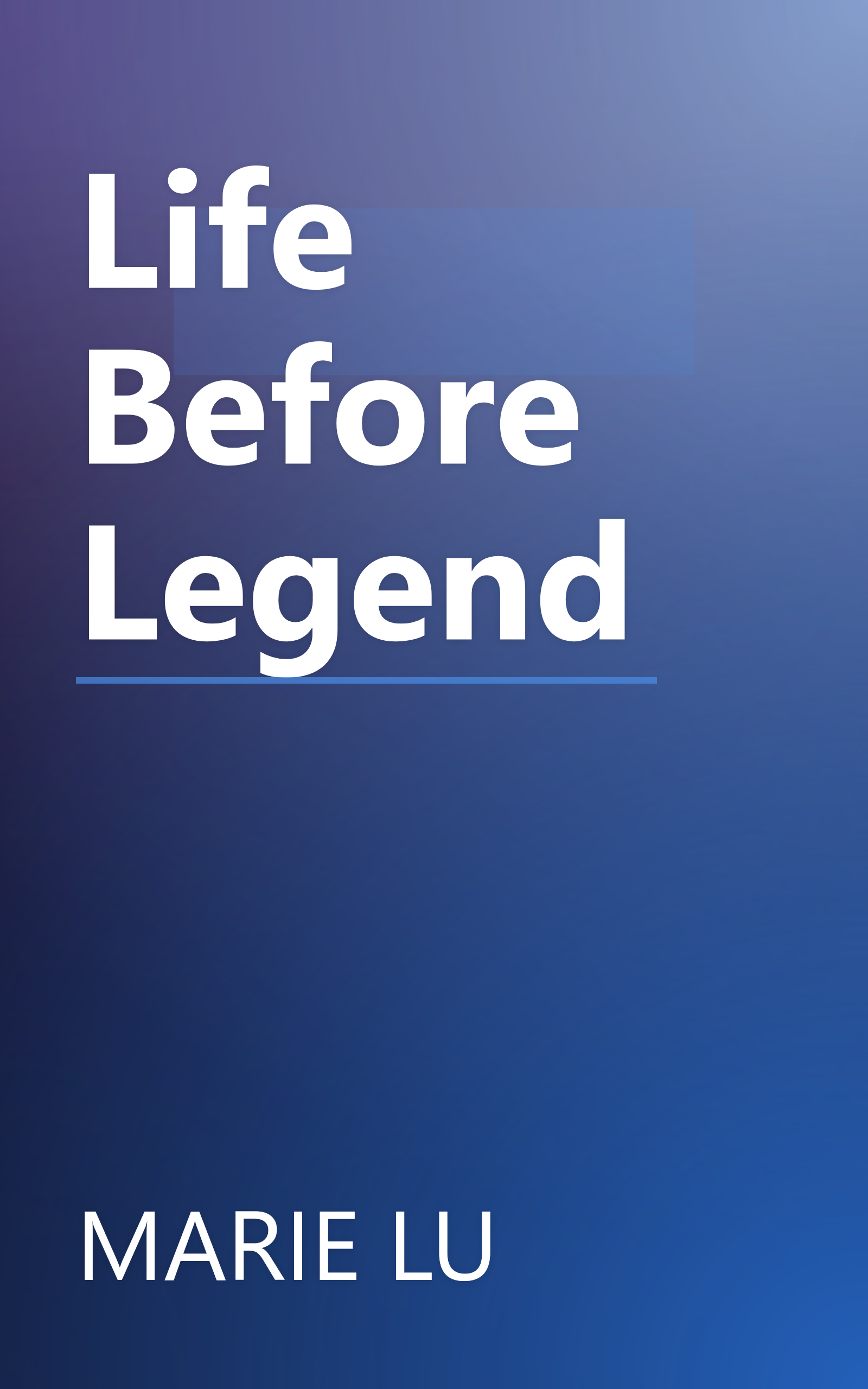 Life Before Legend book cover