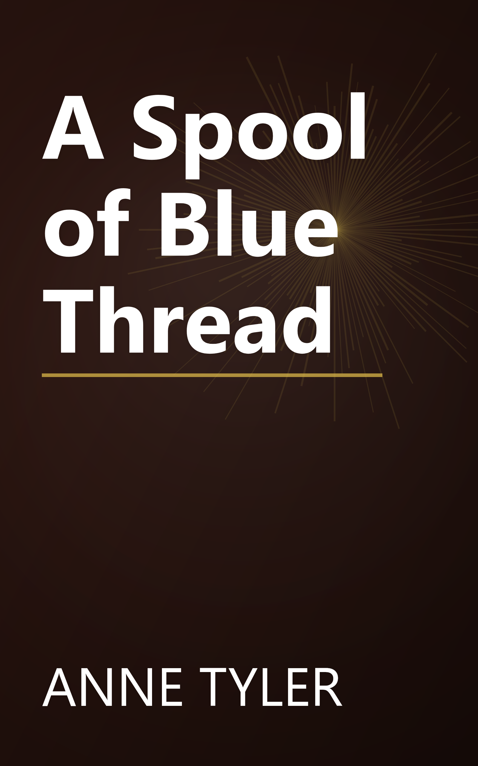A Spool of Blue Thread book cover