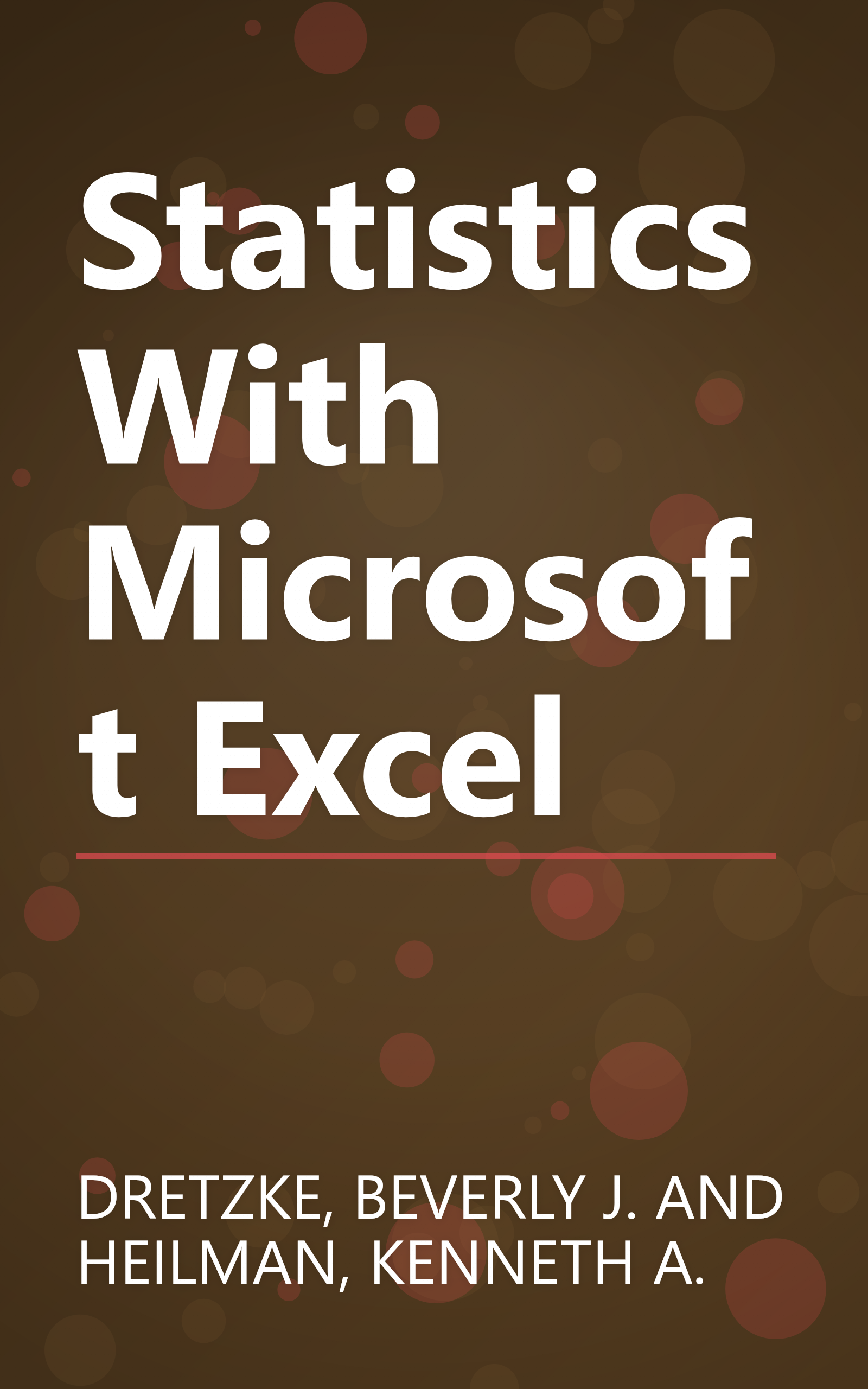 Statistics With Microsoft Excel book cover