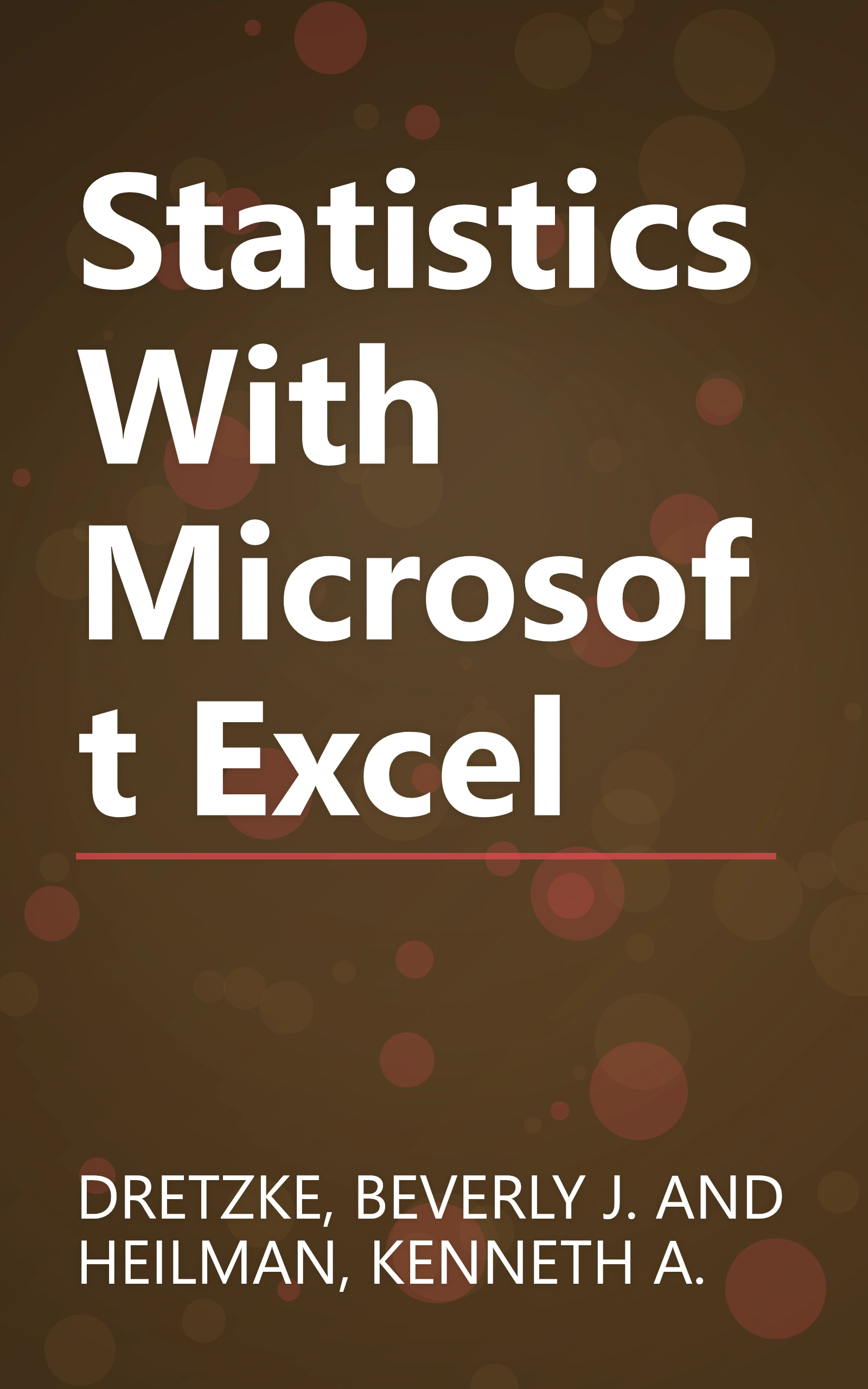 Statistics With Microsoft Excel book cover