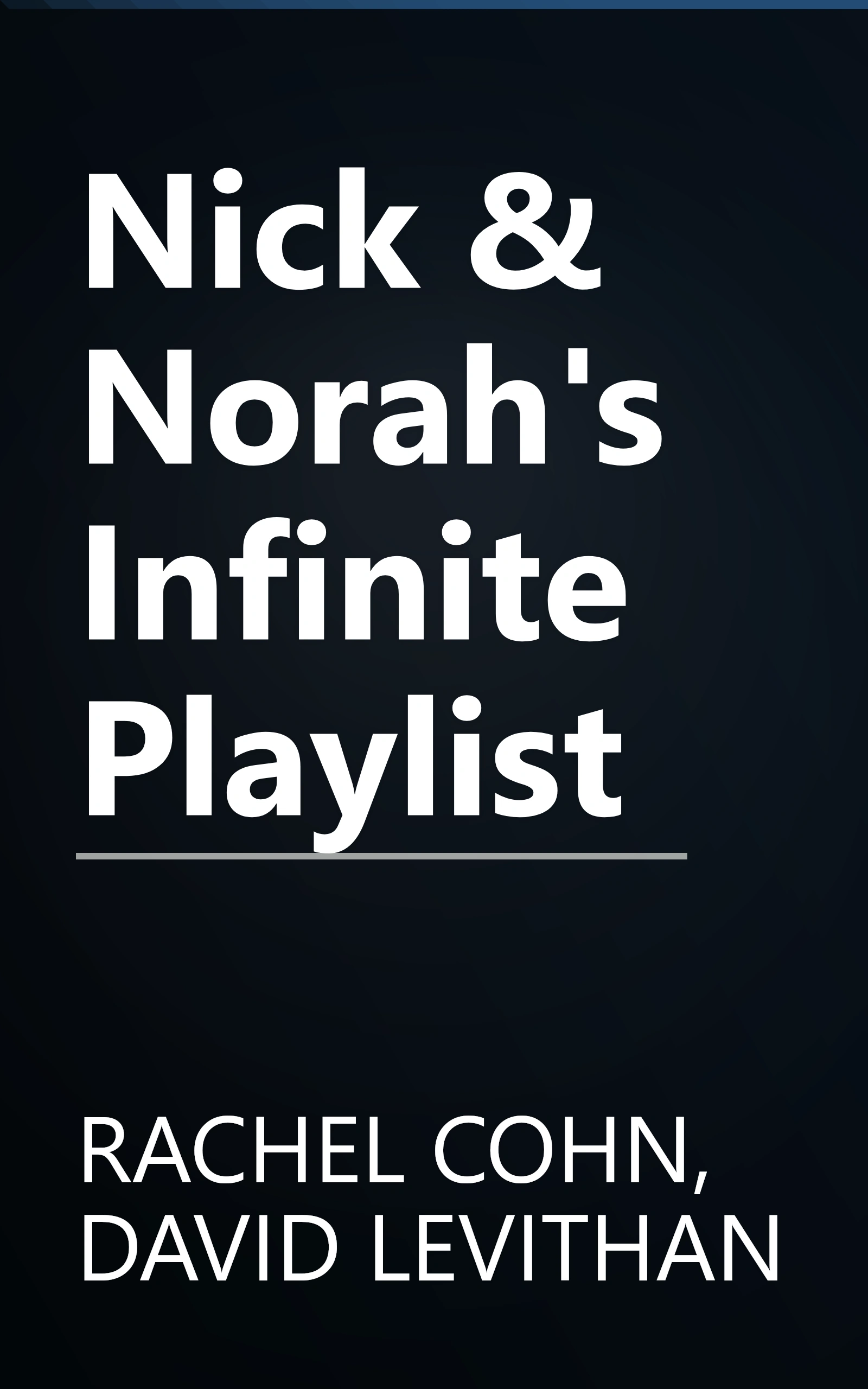 Nick & Norah's Infinite Playlist book cover