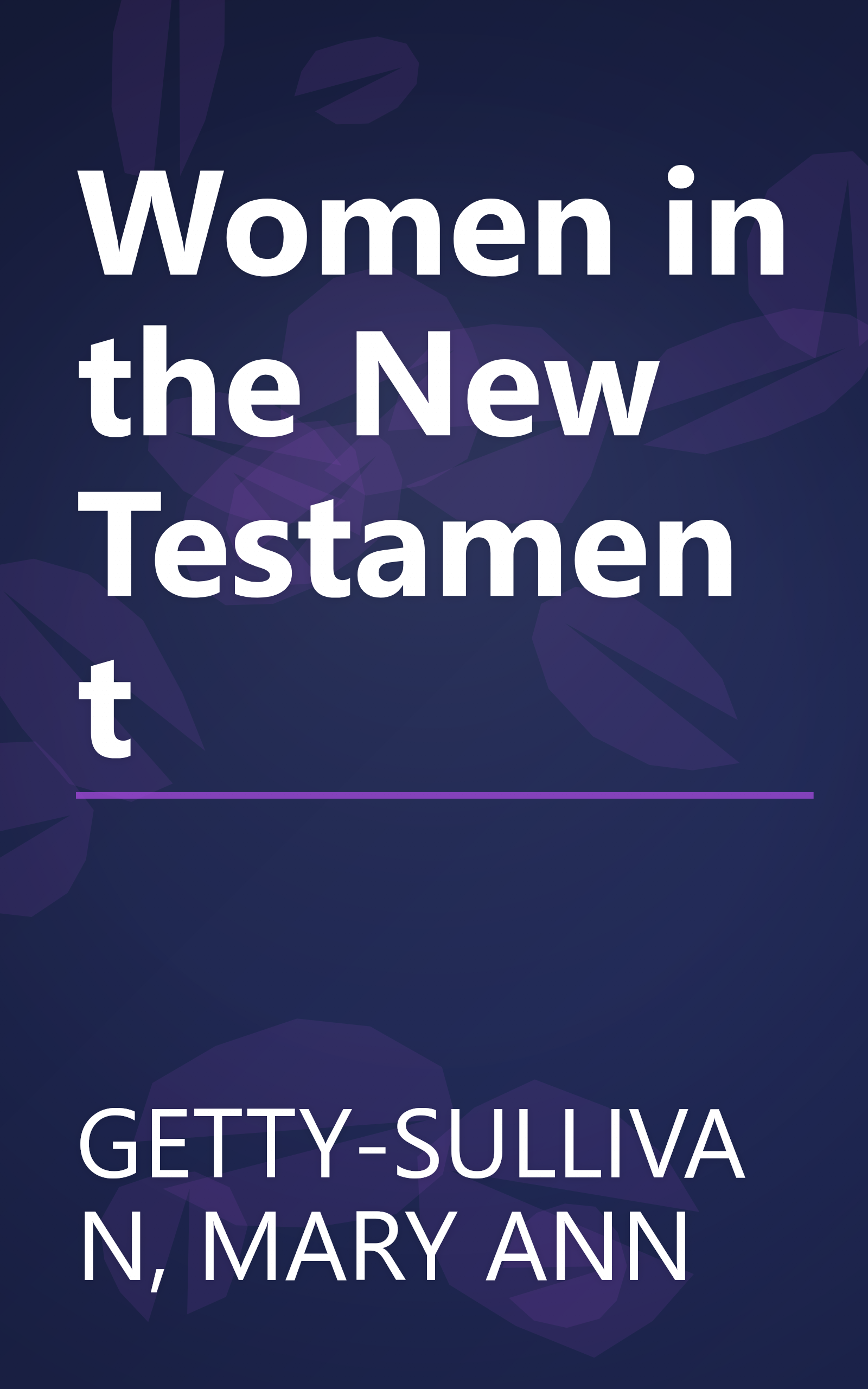 Women in the New Testament book cover
