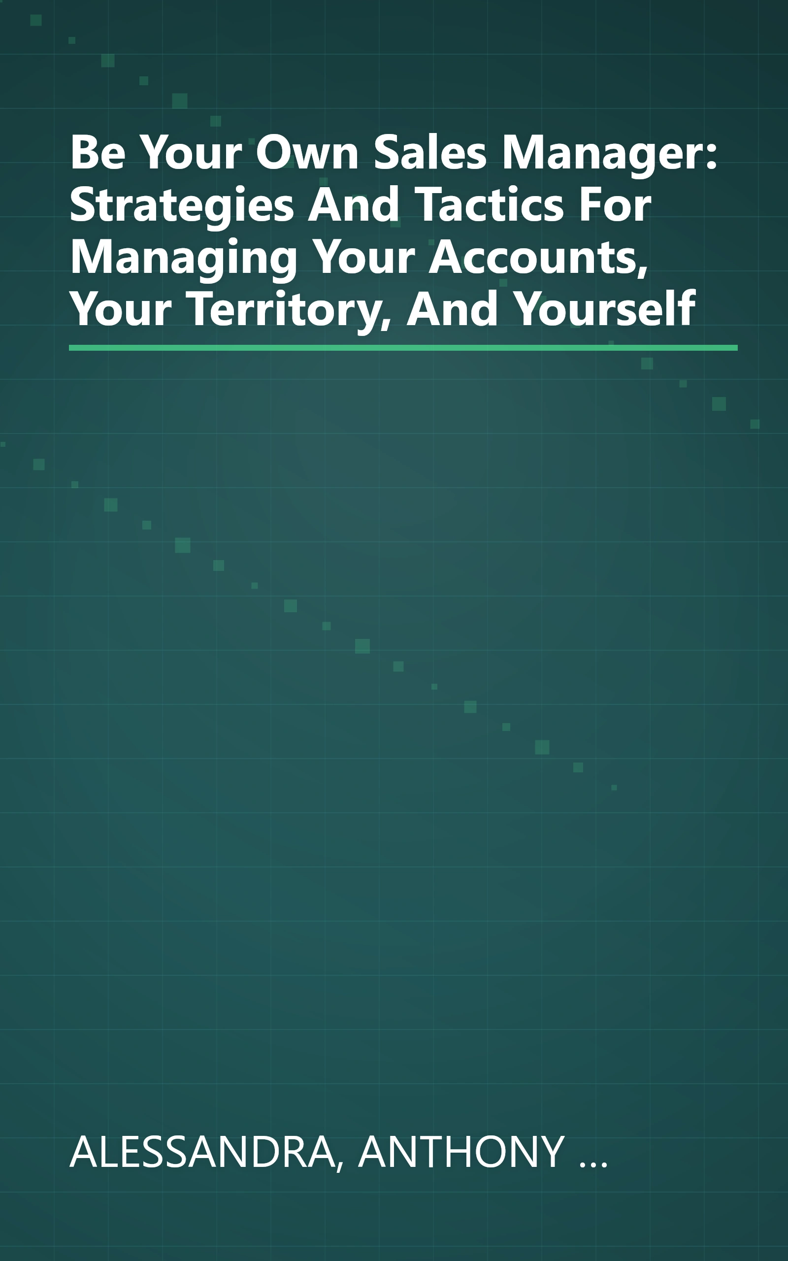 Be Your Own Sales Manager: Strategies And Tactics For Managing Your Accounts, Your Territory, And Yourself book cover