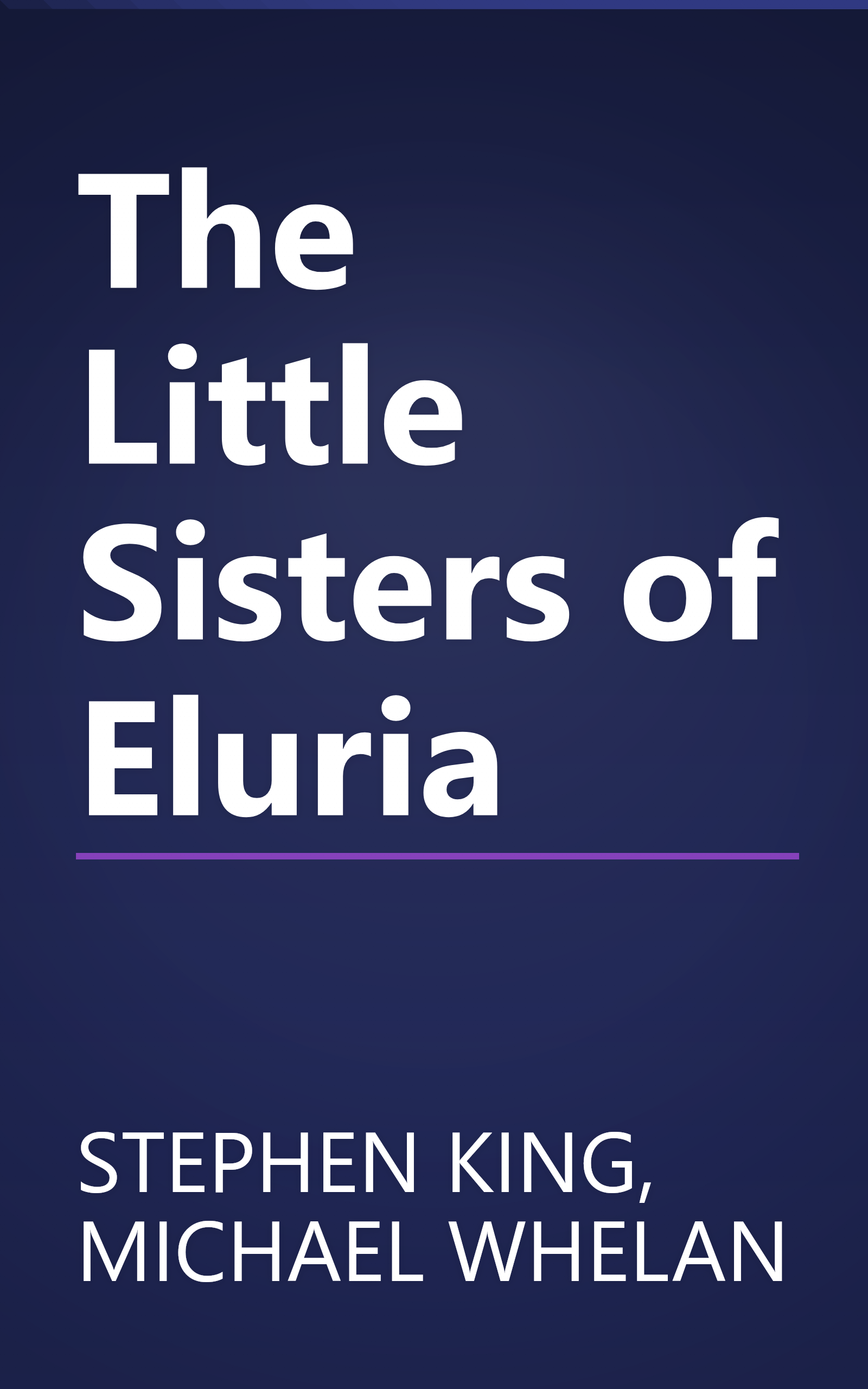 The Little Sisters of Eluria book cover