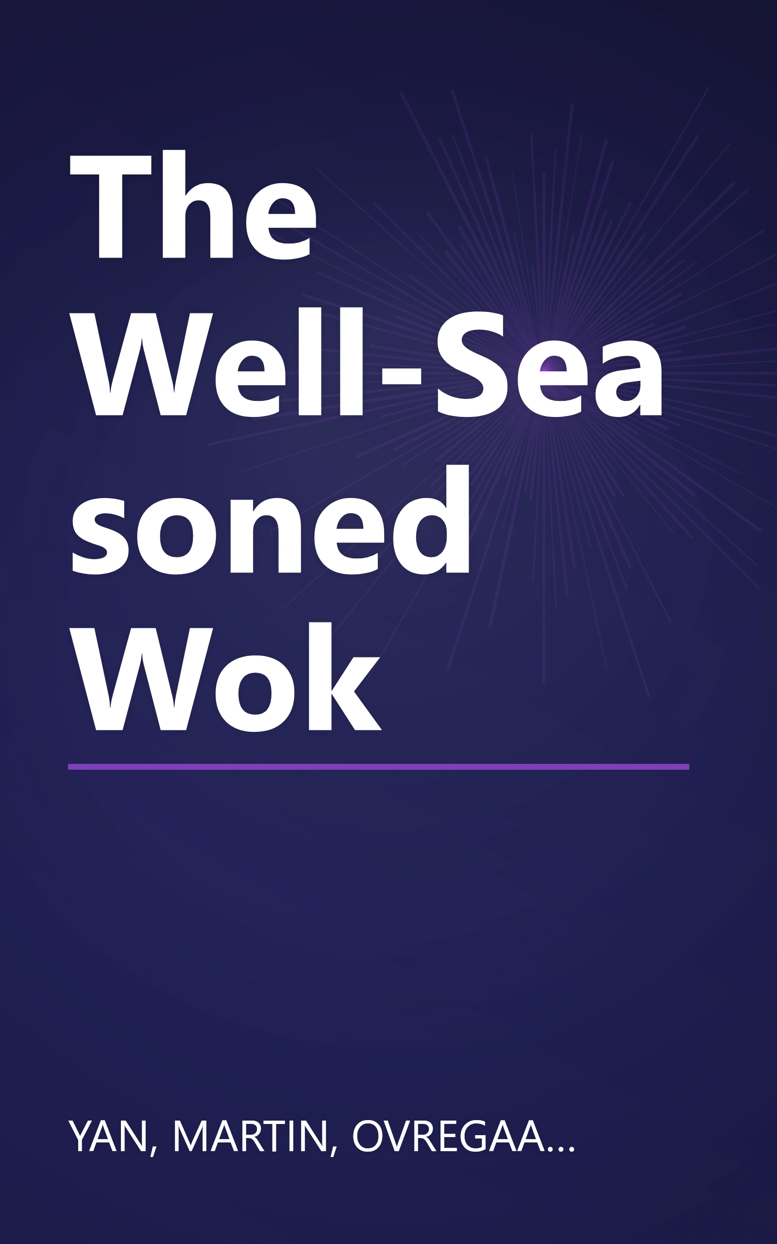 The Well-Seasoned Wok book cover