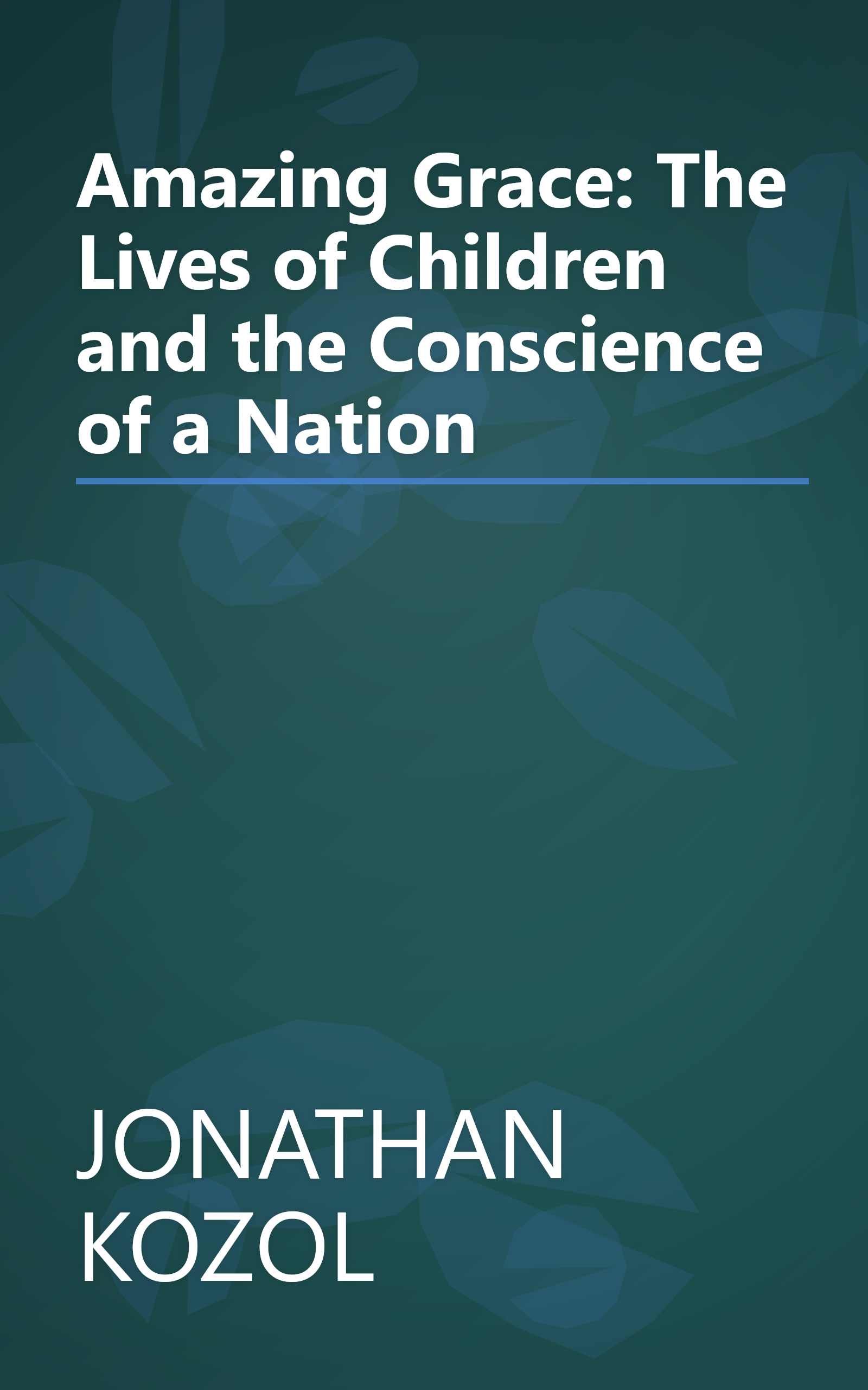 Amazing Grace: The Lives of Children and the Conscience of a Nation book cover